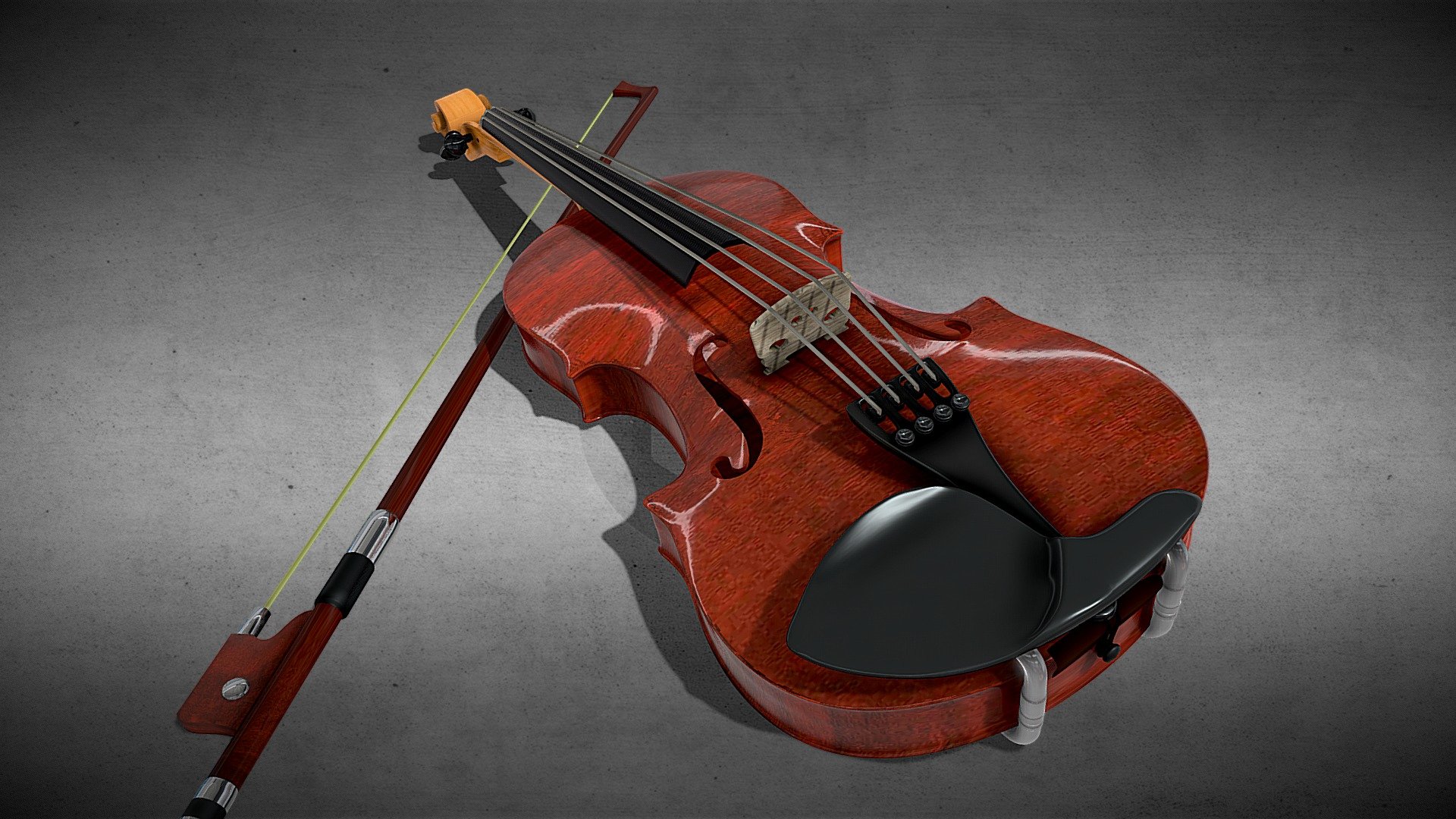 Violin - 3D model by 8bit (@8_bit) [21b999d] - Sketchfab