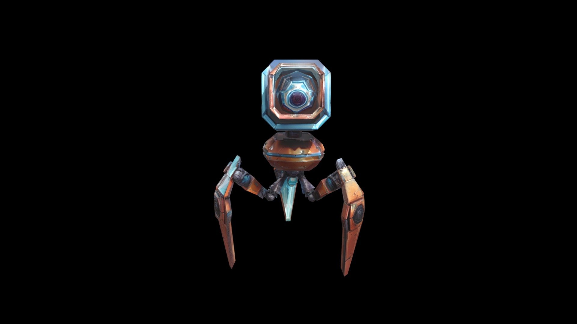 Meshy robot_QuantumByte - Download Free 3D model by klrxyz [21ba46a ...
