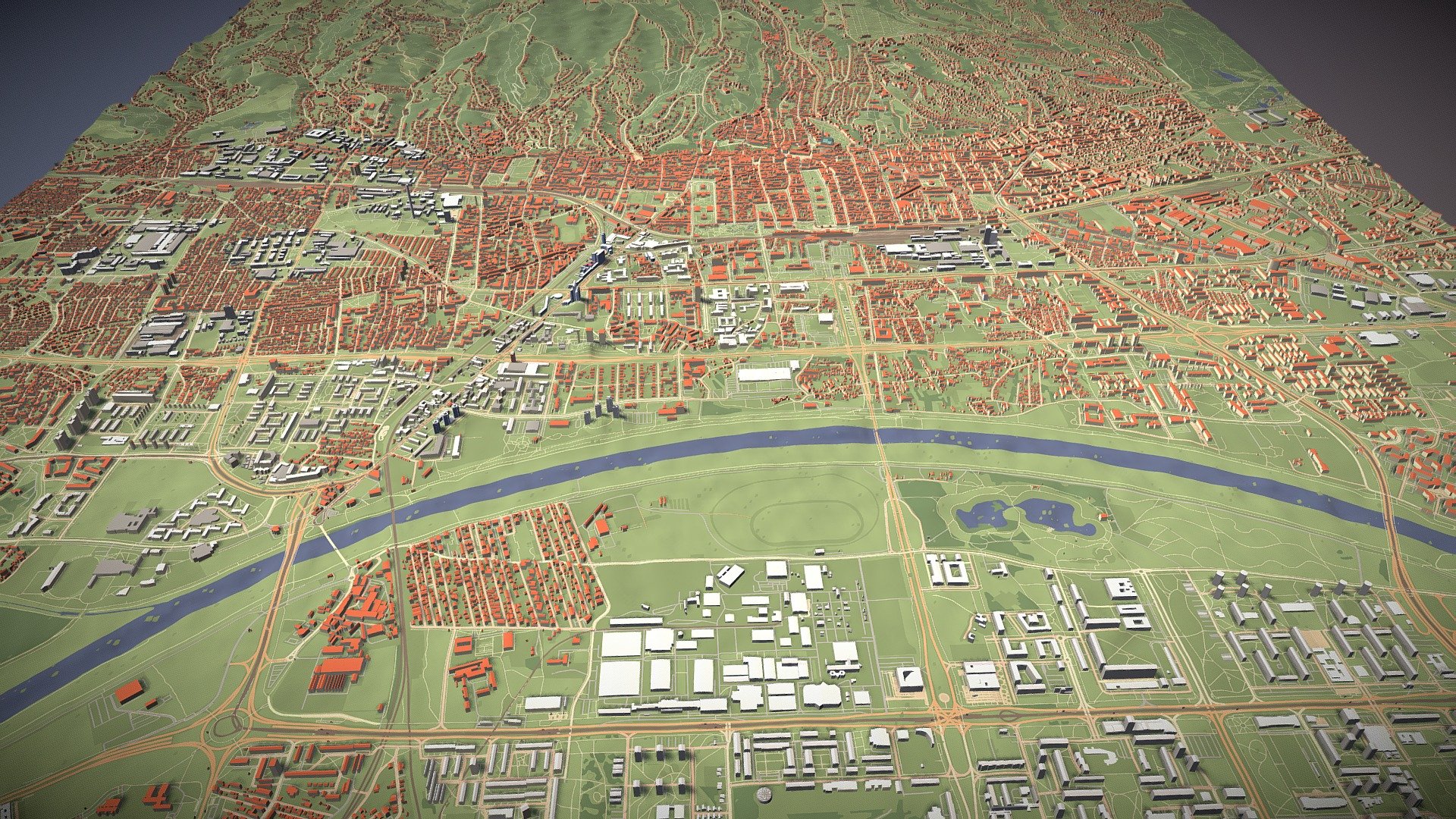 Zagreb Croatia - city and urban - Buy Royalty Free 3D model by Jinda ...