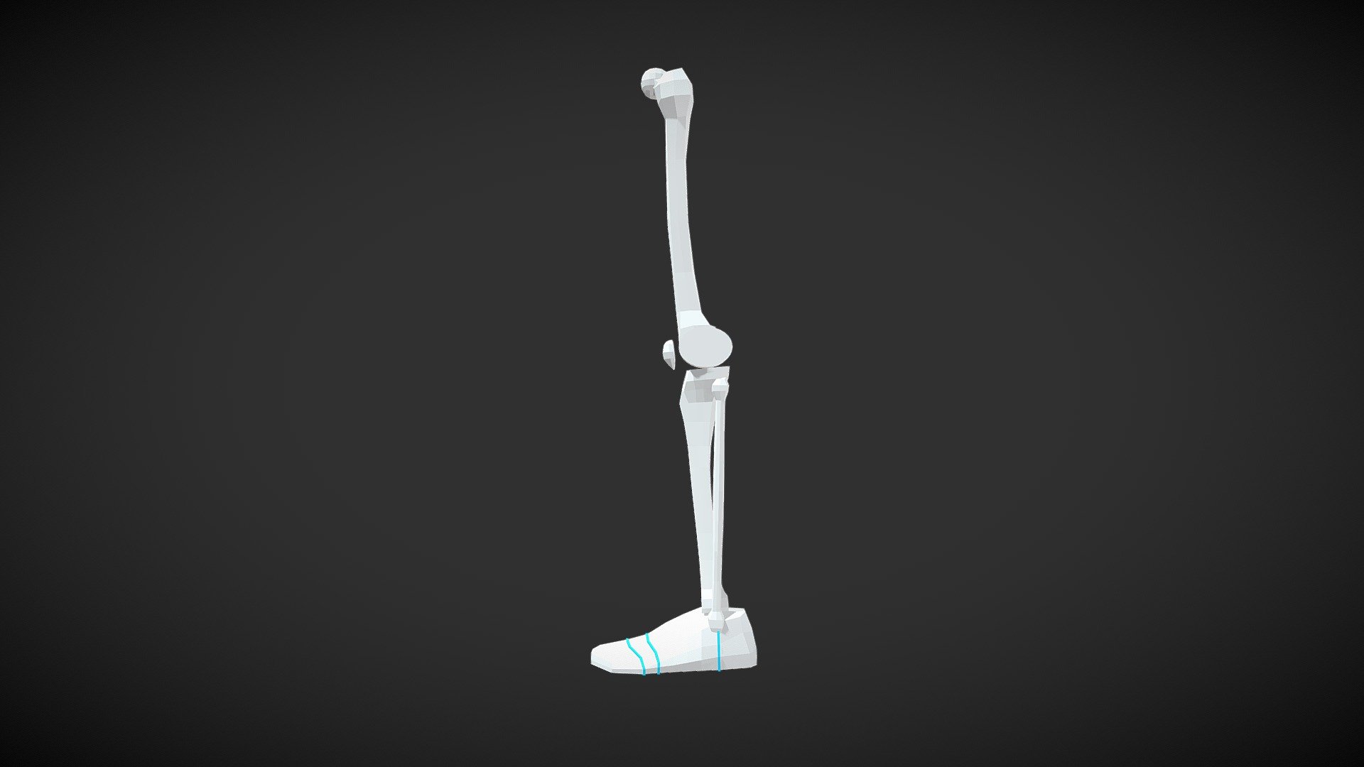 Leg Bone(Knee) Bending Animation - 3D model by chummy-island [21bb27b ...