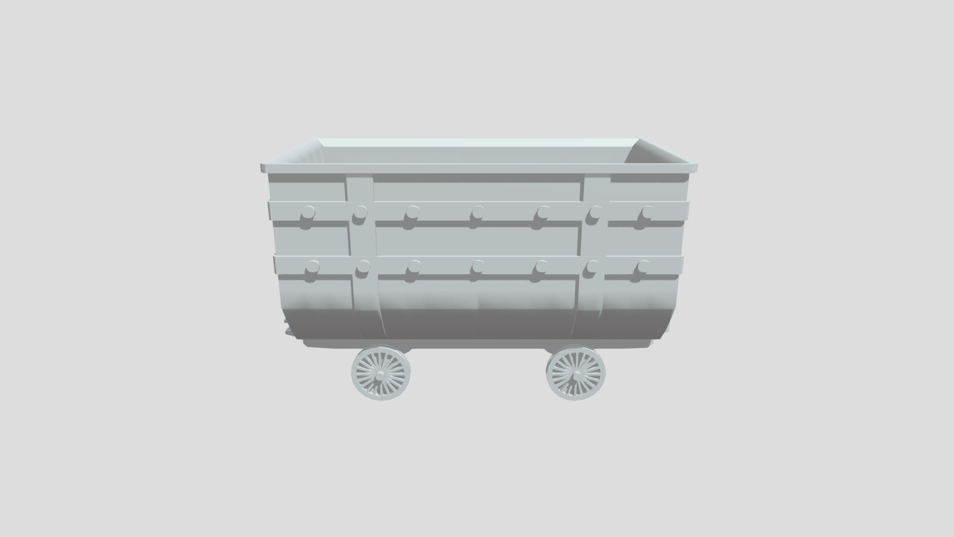 Minecart - 3D model by Tijn van Heukelom (@TijnVanHeukelom) [21bb951 ...