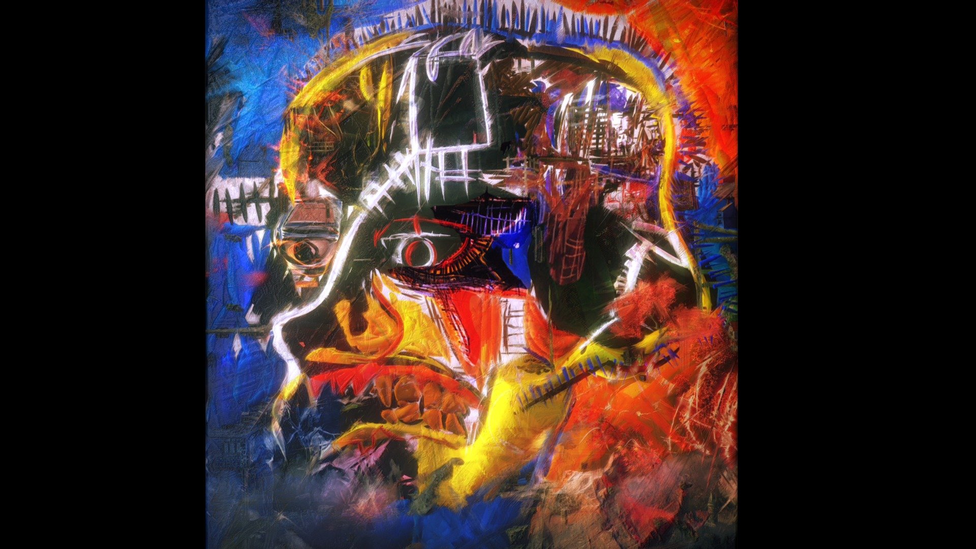 Jean-Michel Basquiat - Skull 1981 [Remake] - 3D model by Centric ...