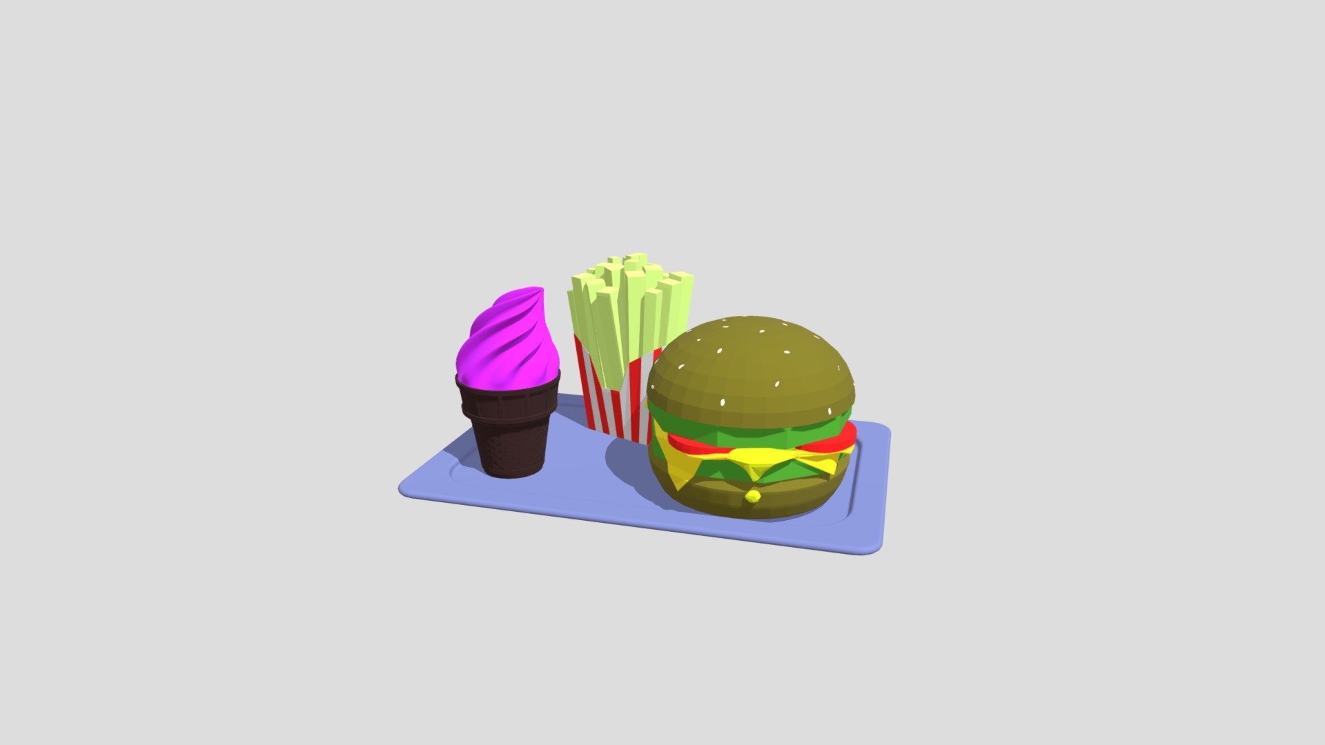 Week - 4 - Food - 3D model by Gu (@nguyenthanhhai1172008) [21bd9c1 ...
