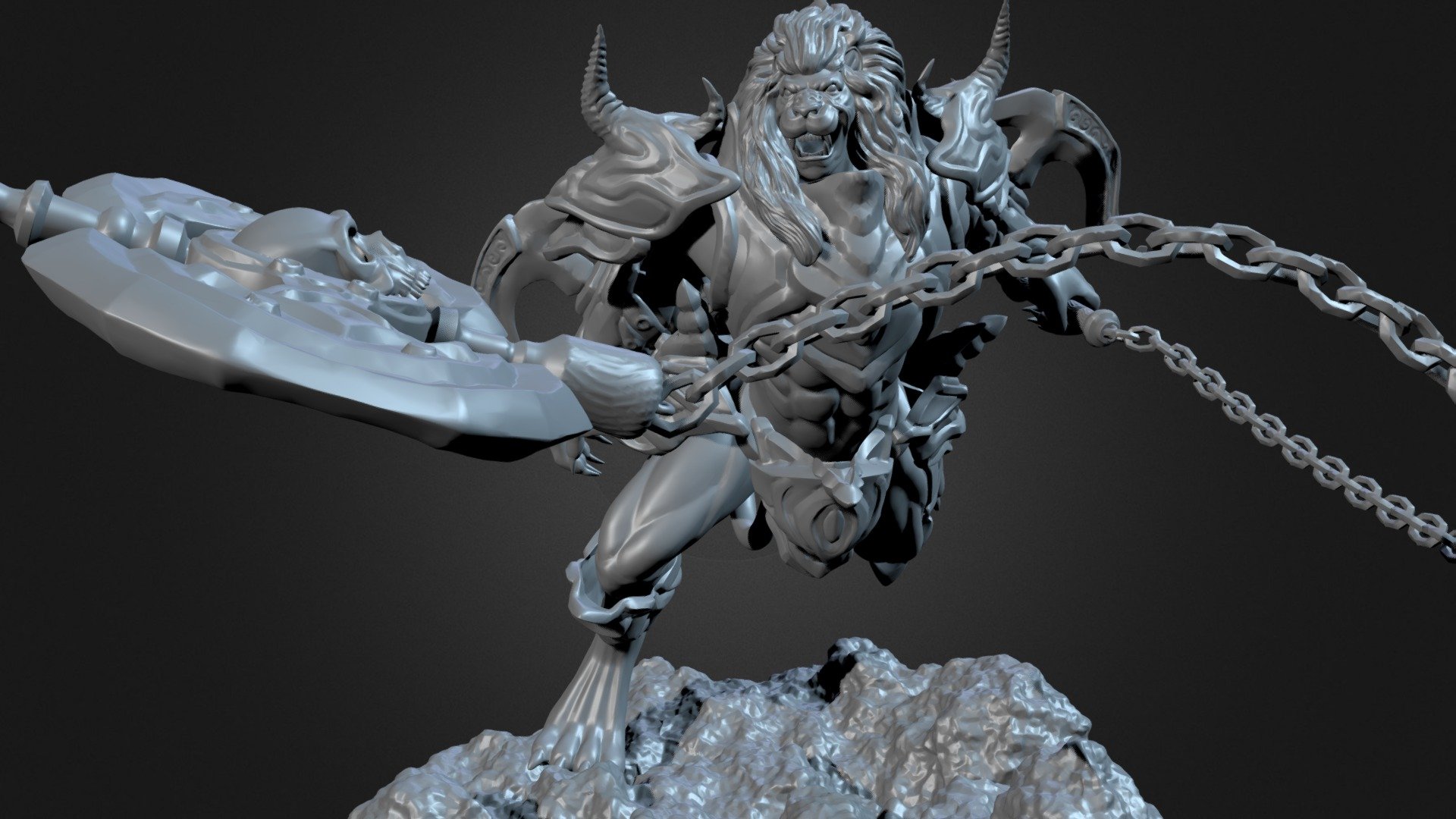 Lion King - 3D model by JhanJiaHao (@a42255682) [21bf0f2] - Sketchfab