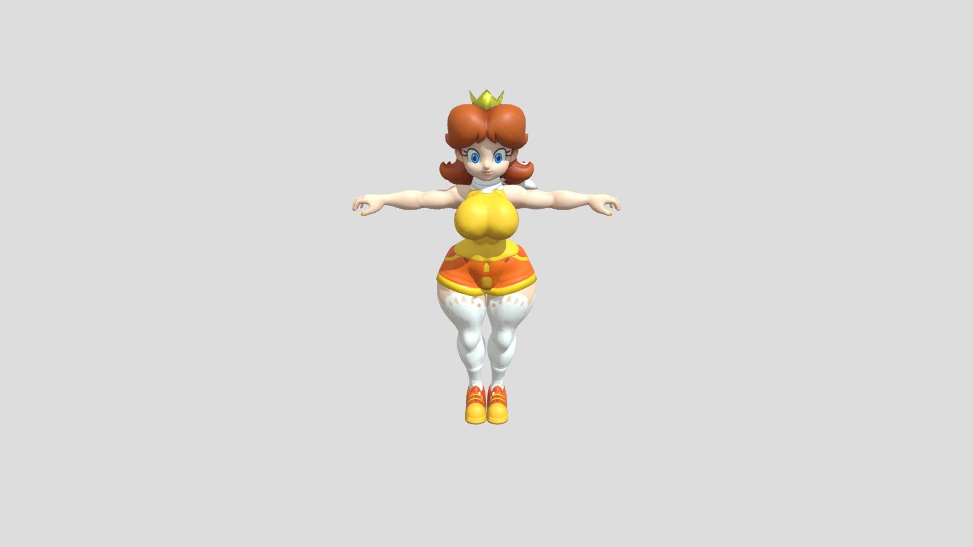 Sexy sporty Daisy - Download Free 3D model by ...
