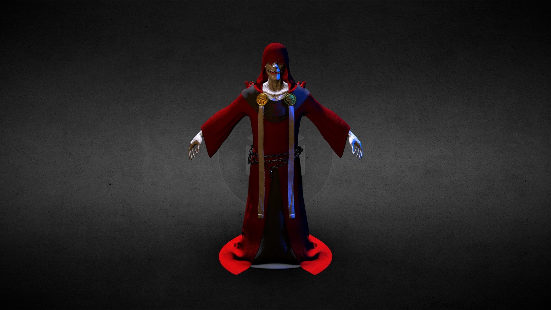 Demon Monk - 3D model by Carthew_3D (@BillyCarthew) [21c152c] - Sketchfab