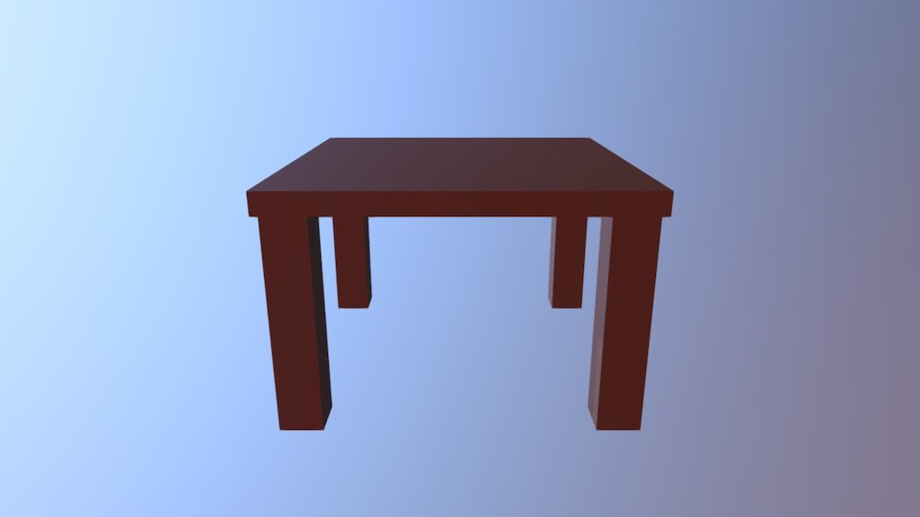 Table - Download Free 3D model by sondre_groterud [21c67e4] - Sketchfab