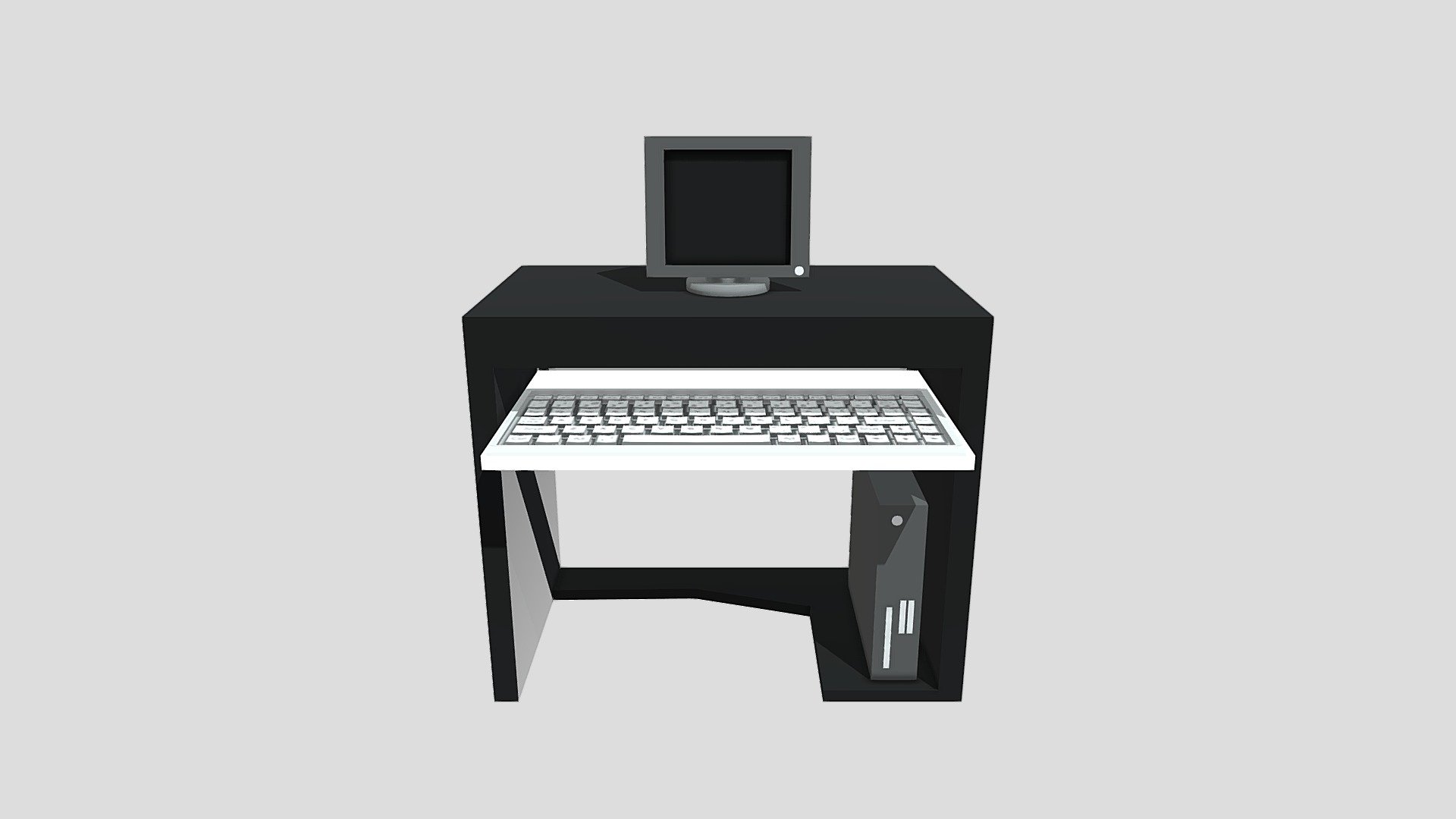 PC + Table - Download Free 3D model by XOiRD (@XeroYuw) [21c815b ...