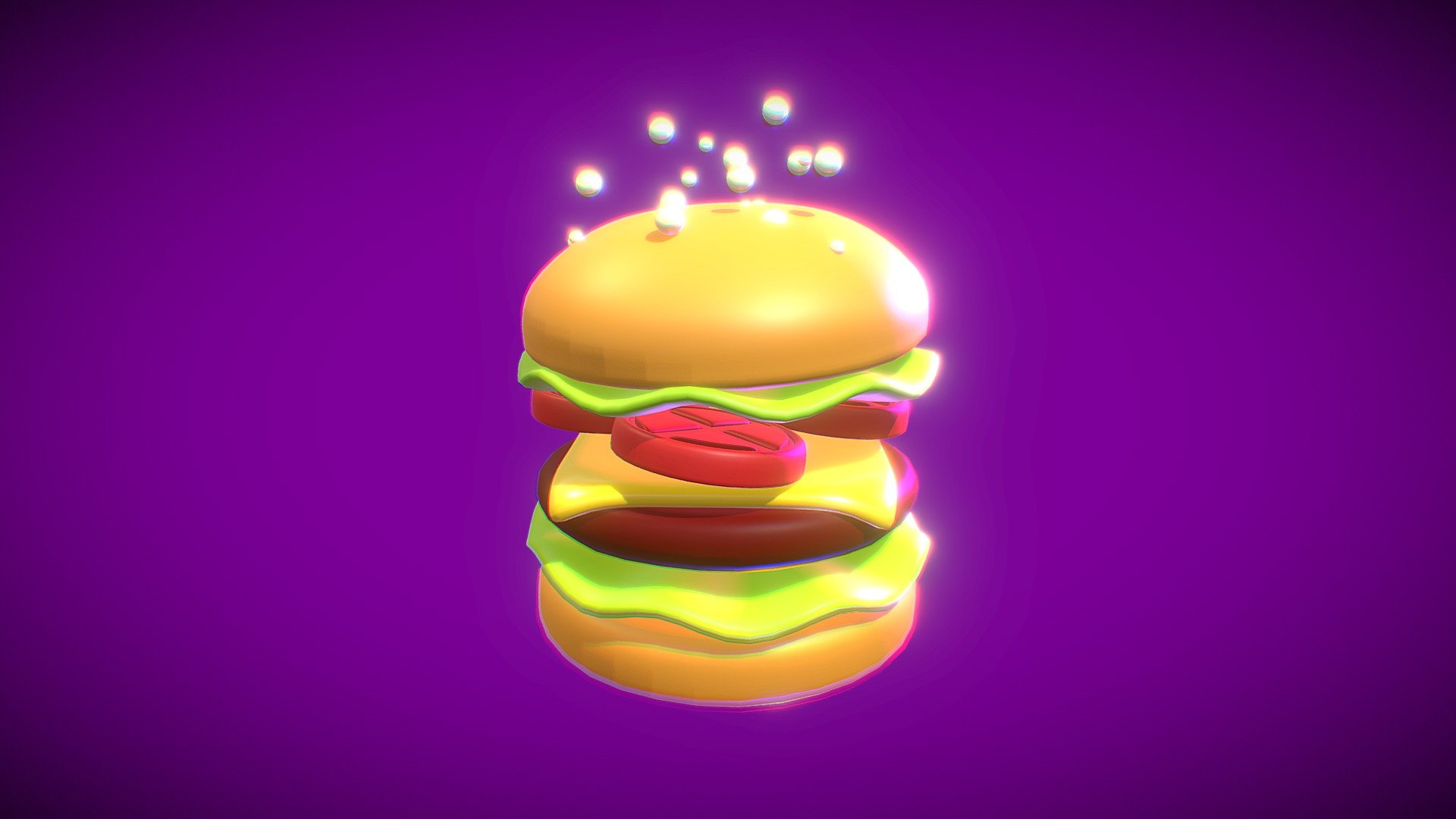 Burger - 3D model by llosetheplott [21c86b8] - Sketchfab