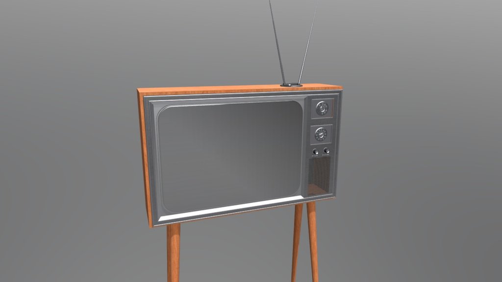 Retro-TV - 3D model by Andrei Tabacariu (AnT3) (@andrei.vaslui2000 ...