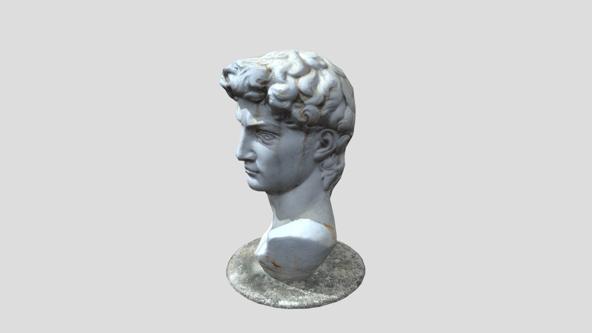 Exterior Worn David Bust - 3D model by hog3d [21ca36c] - Sketchfab