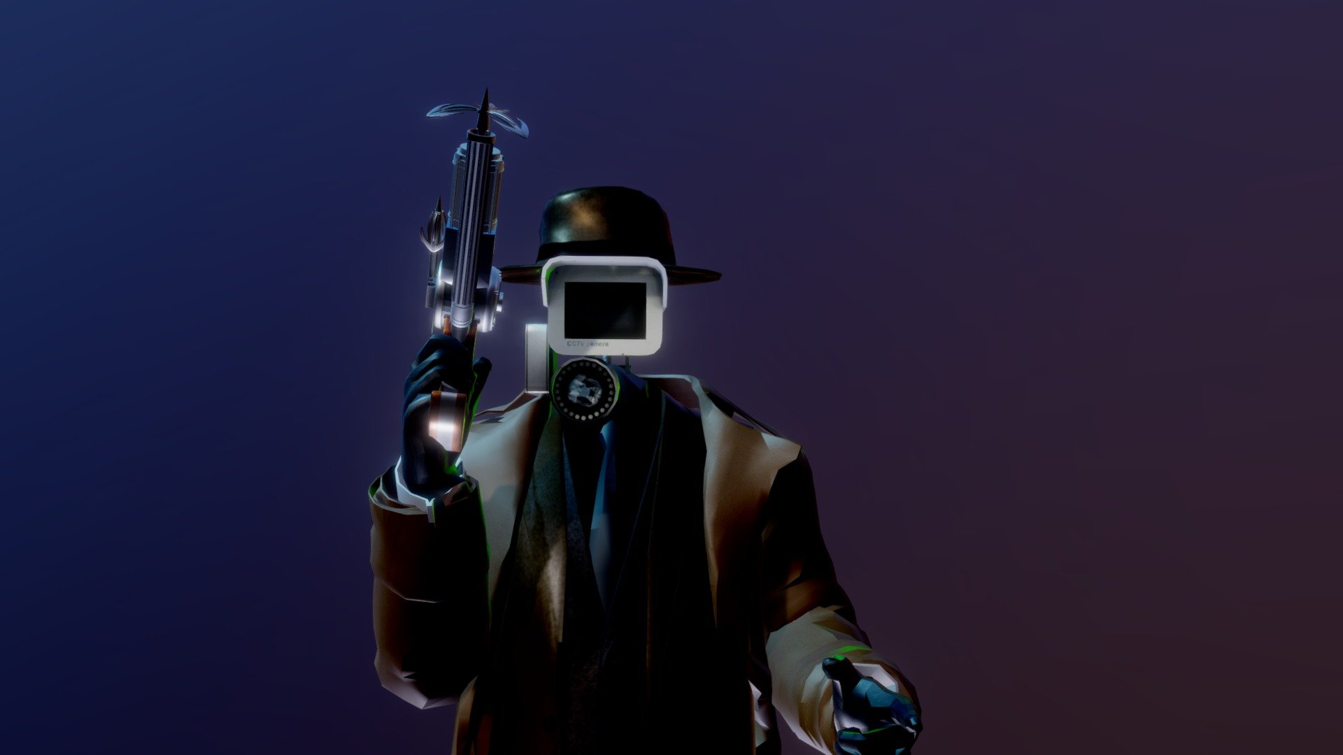 Cameraman Detective - 3D model by Misterio566 [21cb20a] - Sketchfab