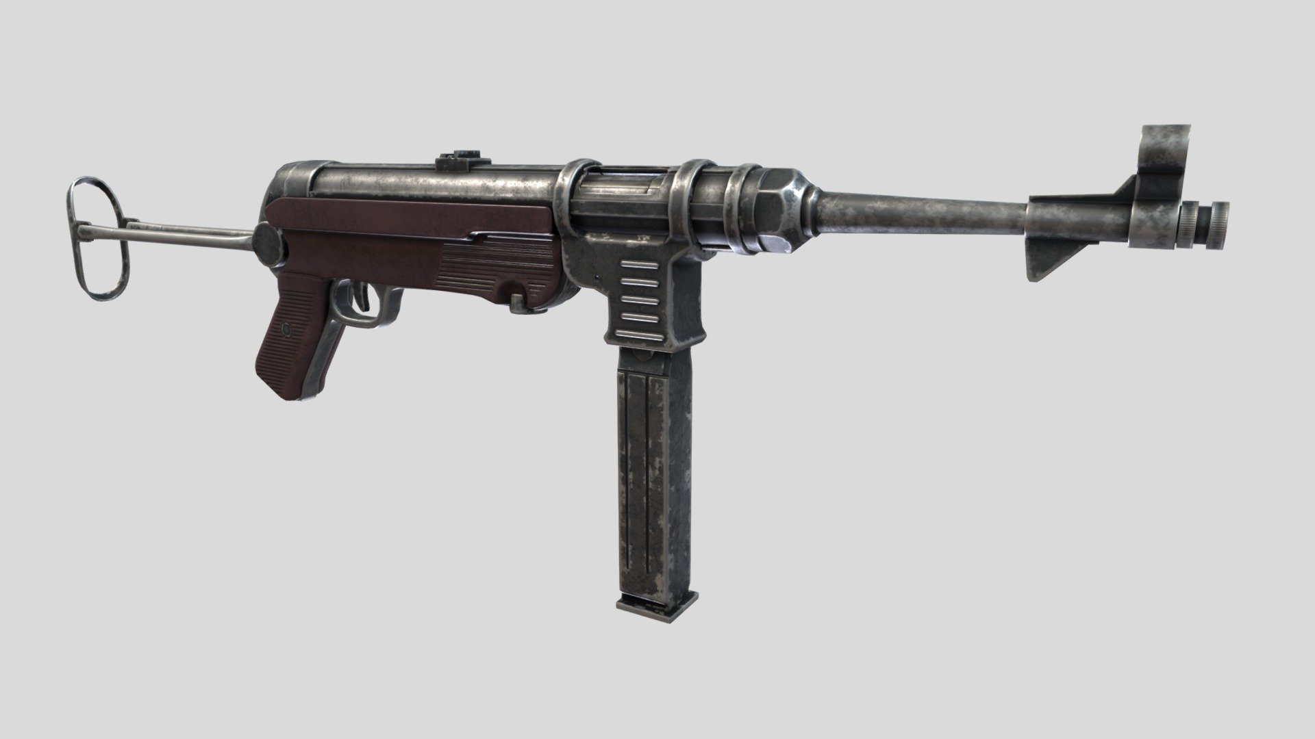 MP40 SMG - 3D model by GMB (@ParkSeonGwang) [21cba2a] - Sketchfab