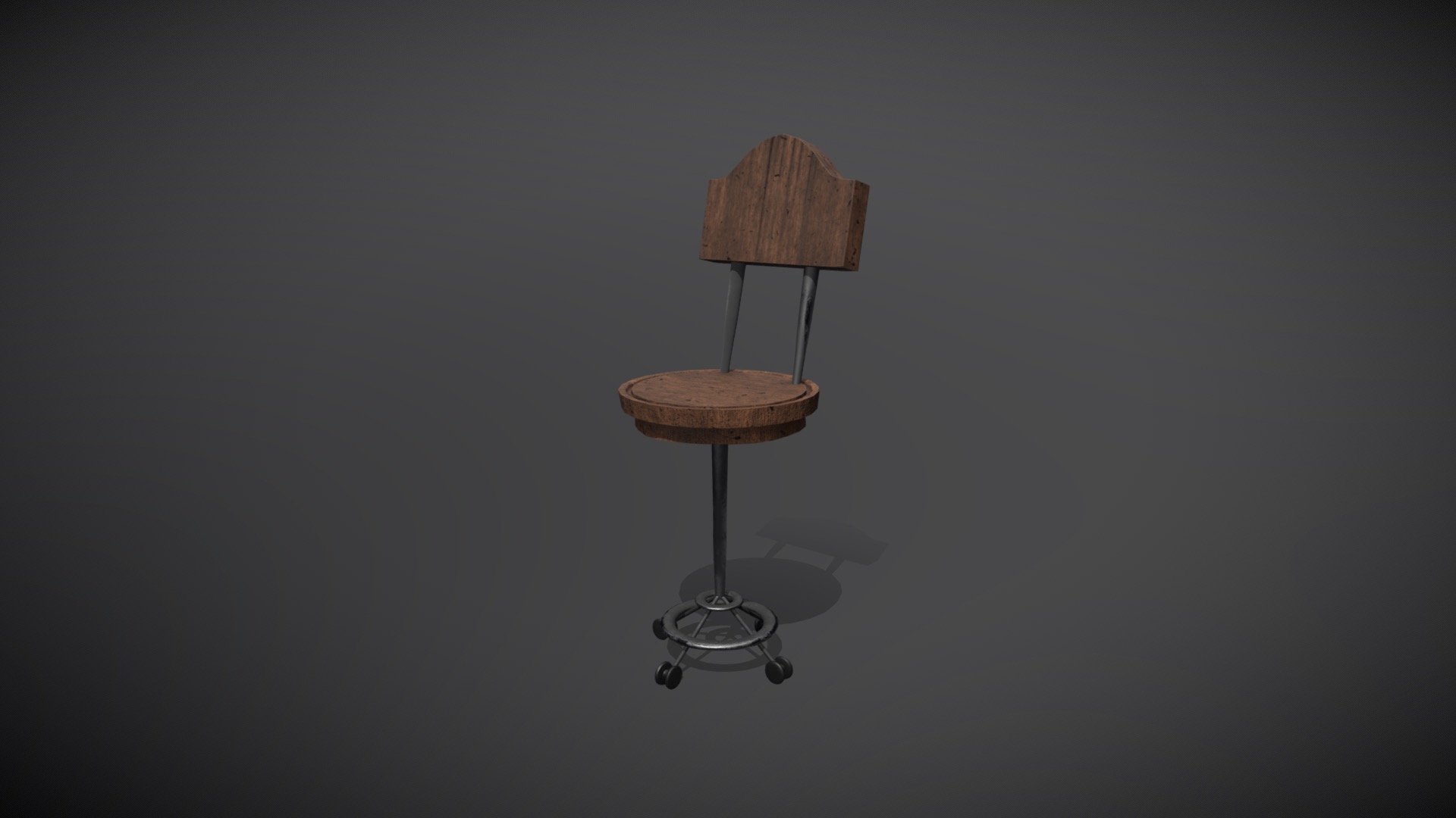 Stylized Bar Stool - Download Free 3D model by Proframe Studios ...