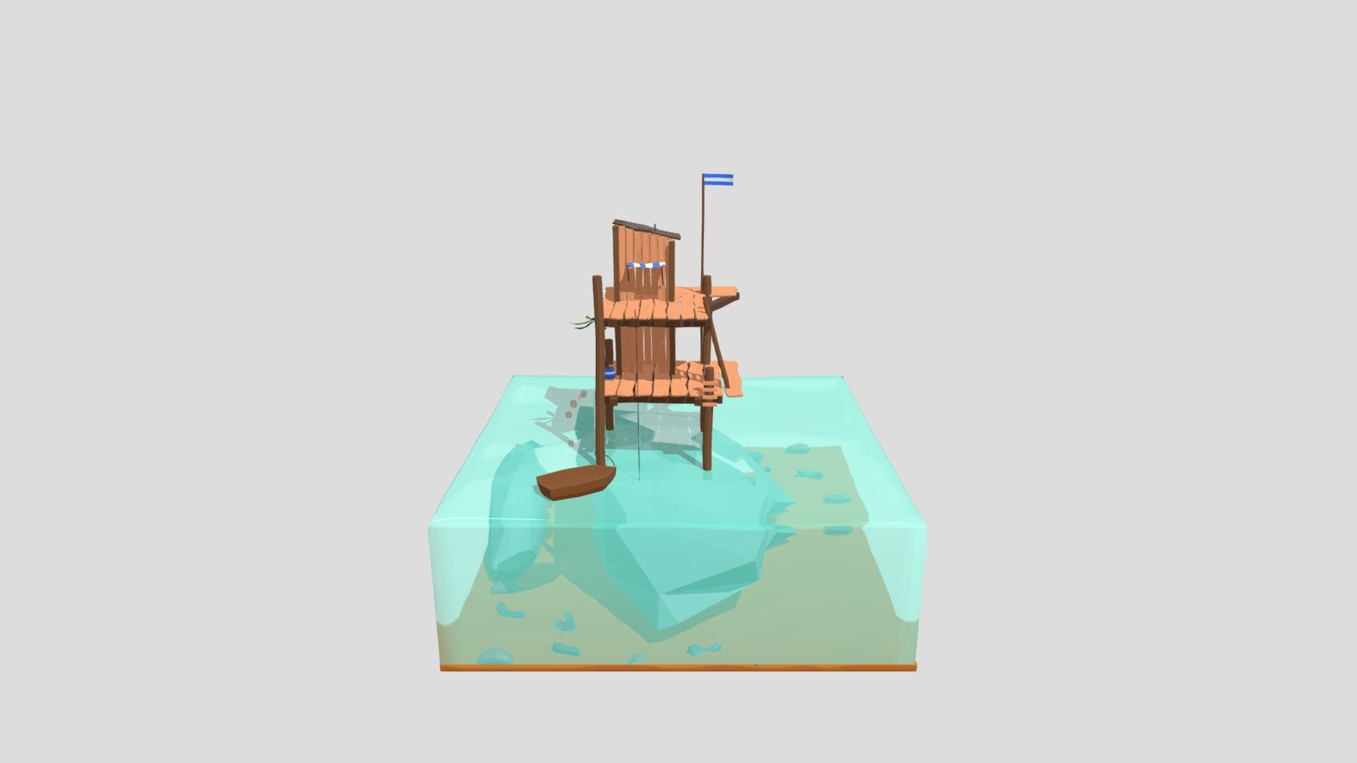 Sea Shack - 3D model by P_Joker21 [21cfd79] - Sketchfab