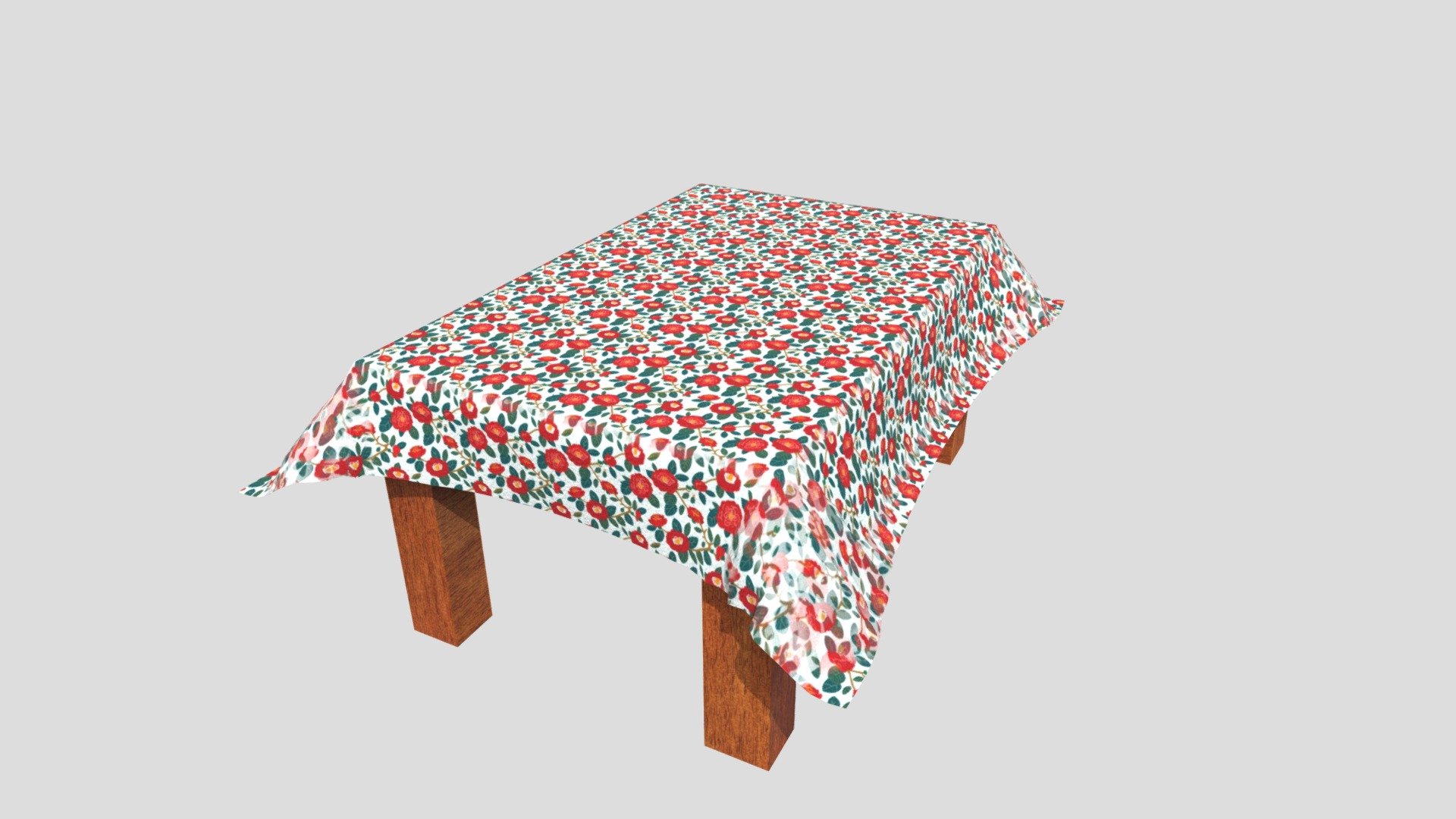 3D wooden Table full - Download Free 3D model by HosamAmmar [21cfff0 ...