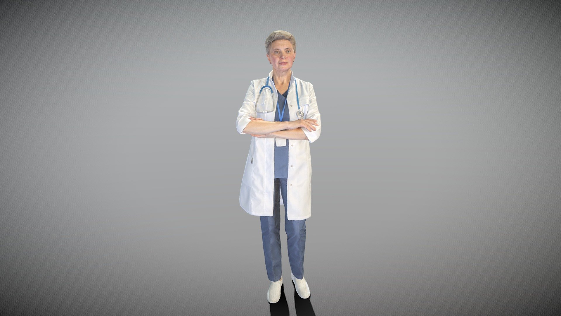 Female doctor posing 414 - Buy Royalty Free 3D model by deep3dstudio ...