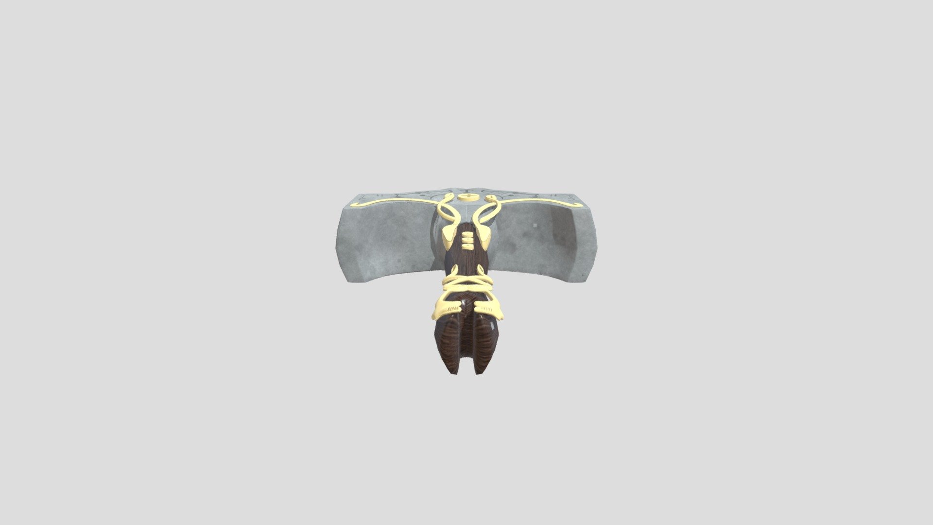 mjolnir - 3D model by Alejandro.Crowned [21d1b3f] - Sketchfab