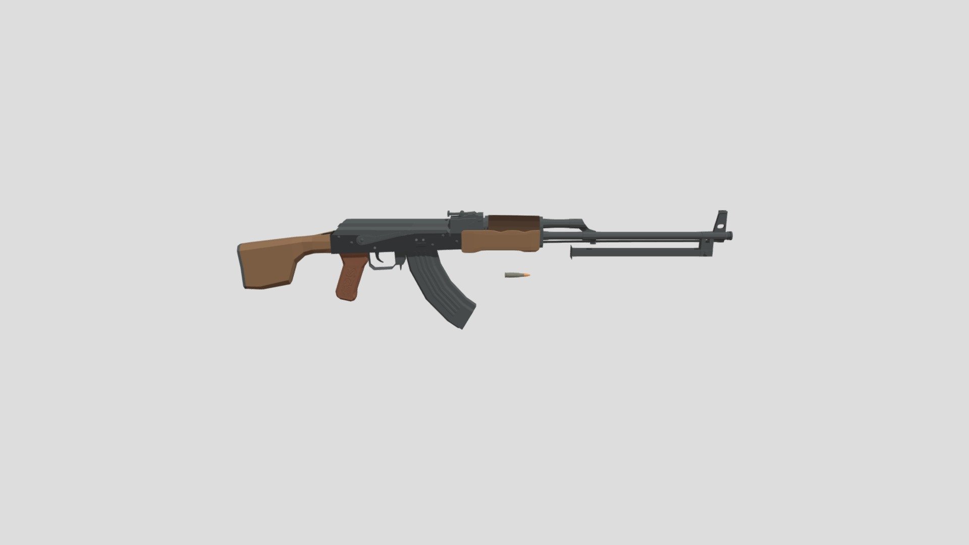 Low poly RPK - Download Free 3D model by zgoosr [21d3834] - Sketchfab