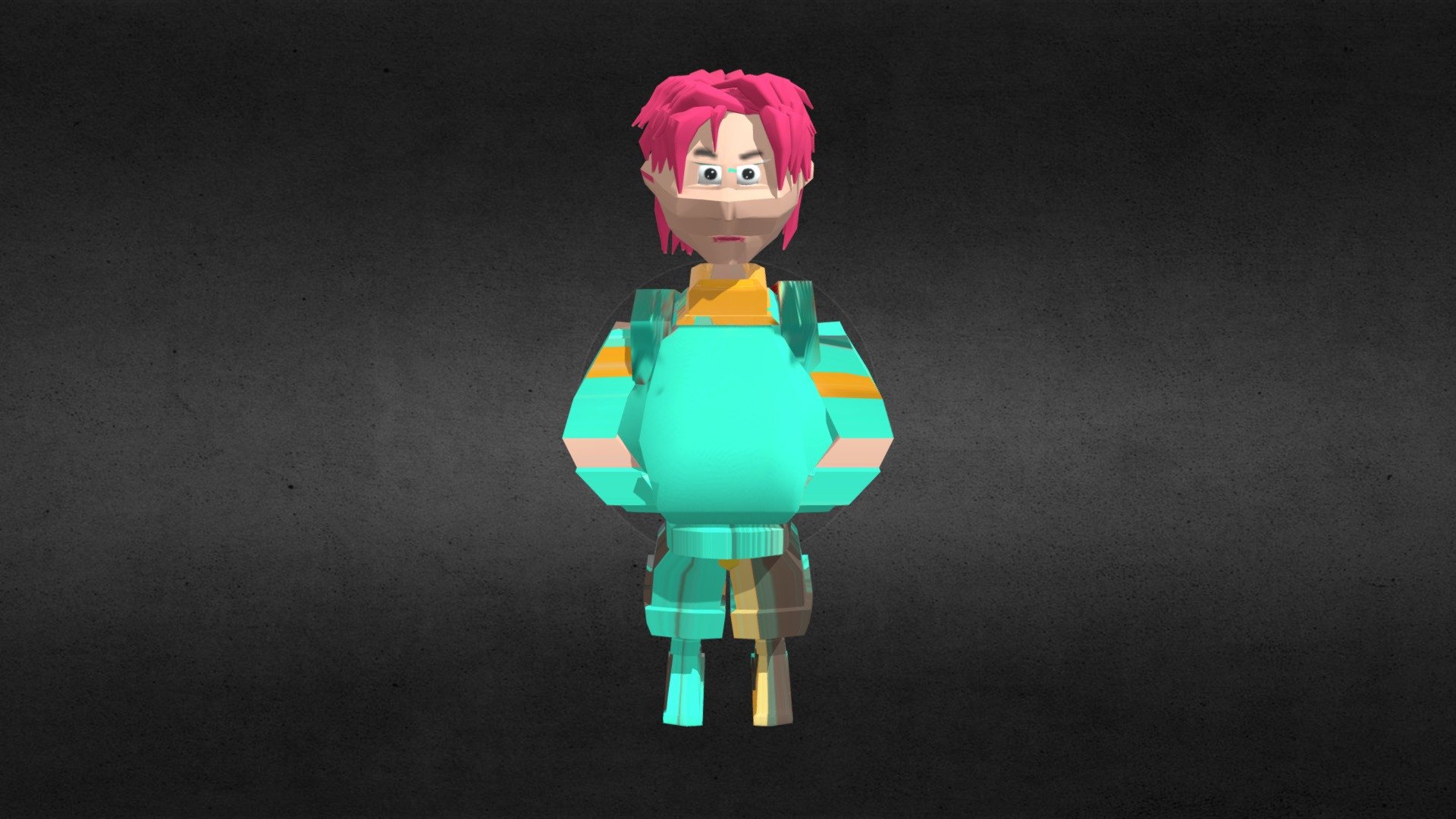 ทรงmullet - 3D model by Kwan..Seree.Jaiyai [21d633c] - Sketchfab