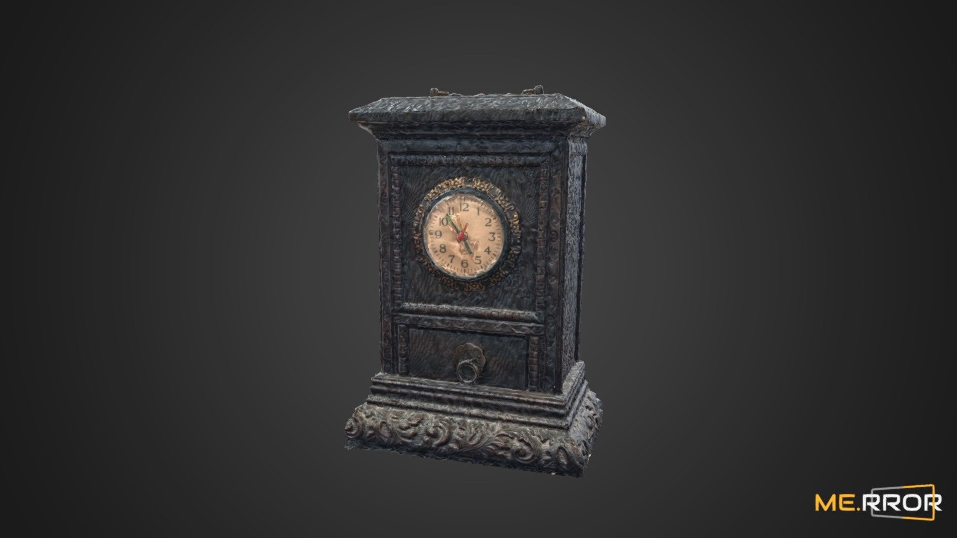 Vintage Clock - Buy Royalty Free 3D model by ME.RROR (@merror) [21d657a ...