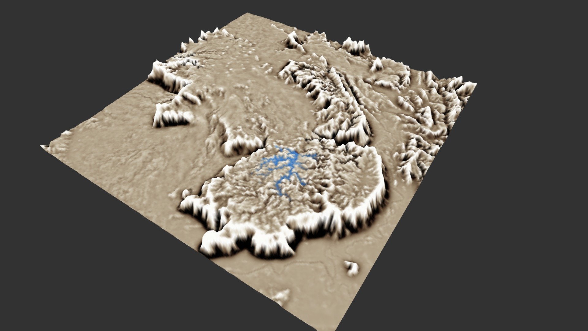 f Bolaven Plateau overview NNW - Download Free 3D model by dickmeehan ...