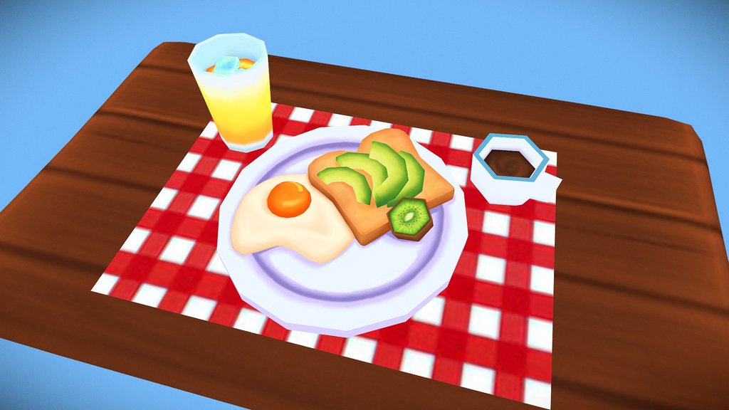 Cartoon Food - A 3D model collection by SHUBBAK - Sketchfab