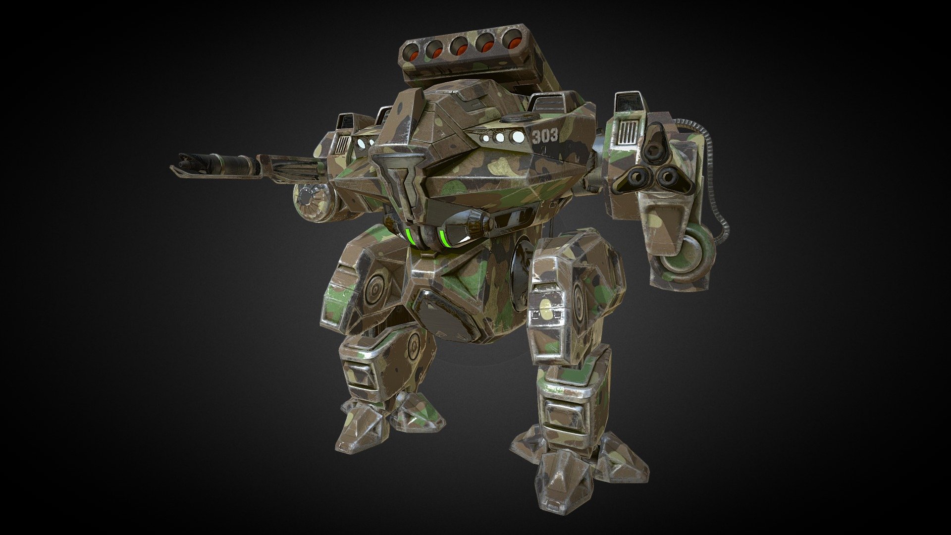 Mech - 3D model by jekin3d [21d9d17] - Sketchfab
