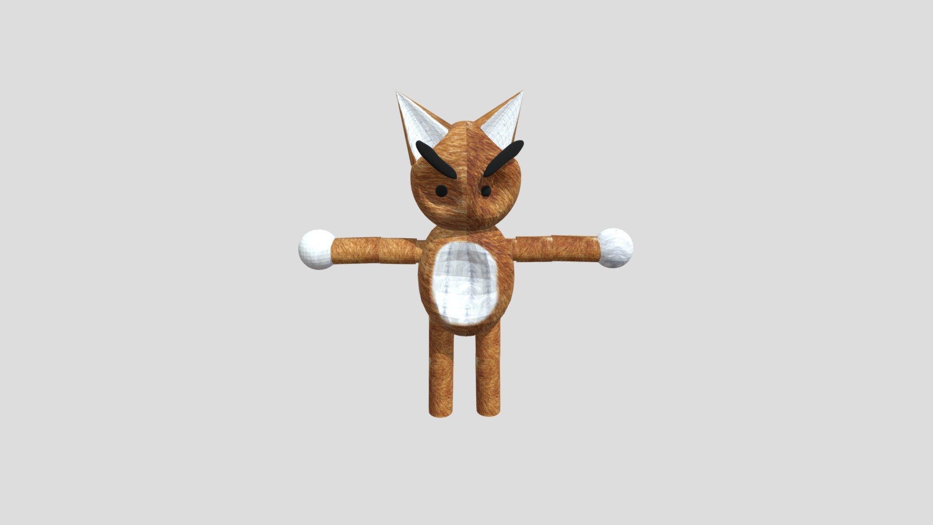 mad cat textured - 3D model by liamdzack [21db6eb] - Sketchfab