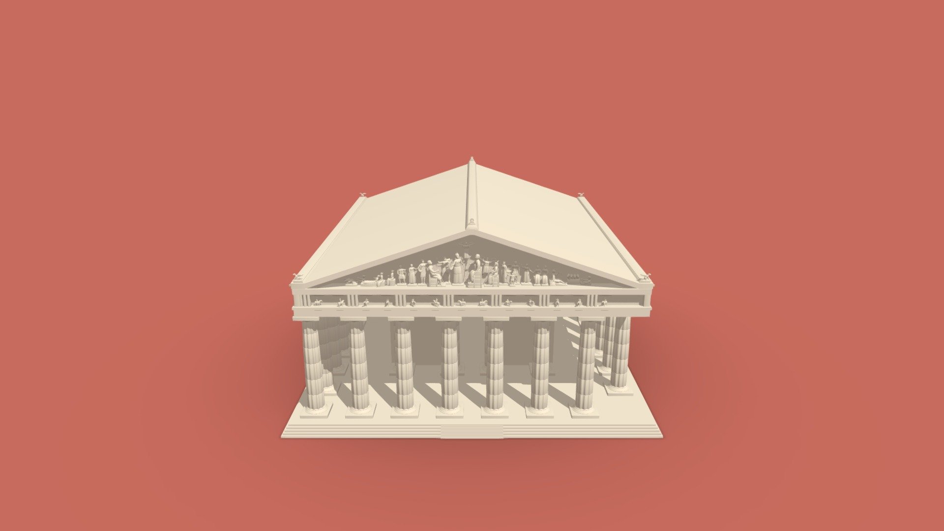 Ancient greek building - 3D model by CoBA Estudio (@cobaestudio ...