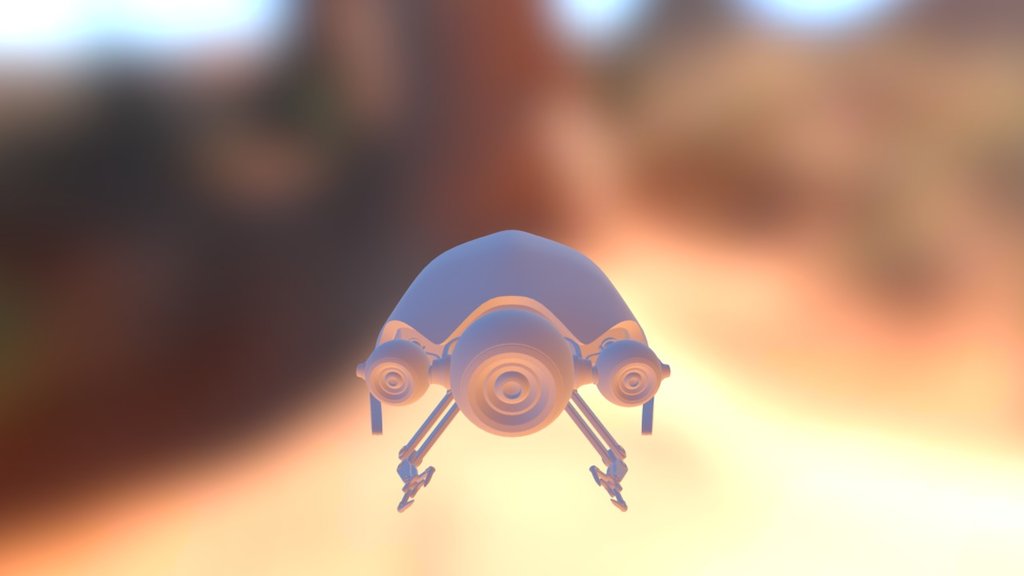 Alien_Drone_Model - 3D model by Cameron.Brookes [21dbe77] - Sketchfab
