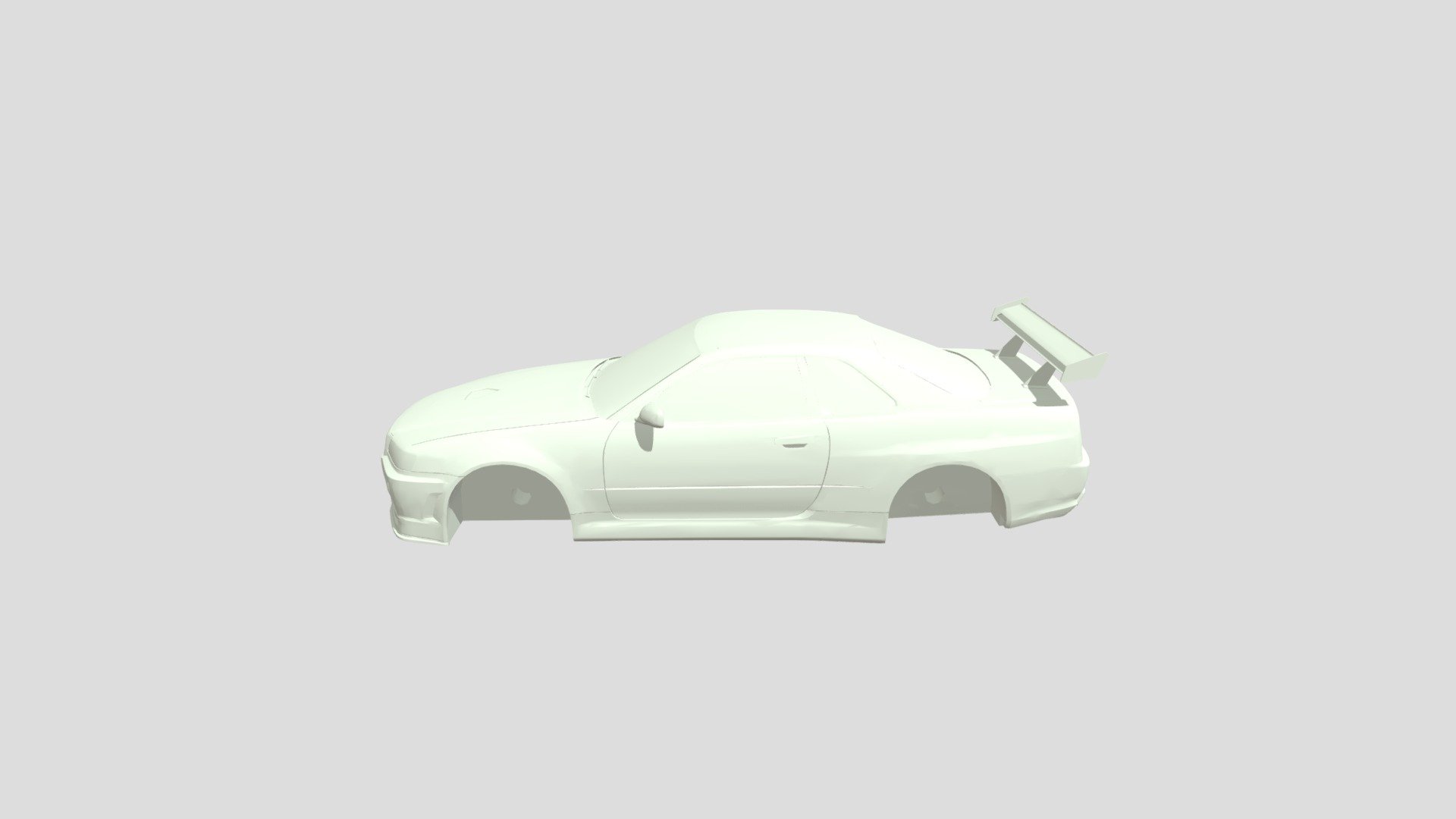 Nissan GTR R34 Scan - Download Free 3D model by Car guy (@ivan123.nola ...