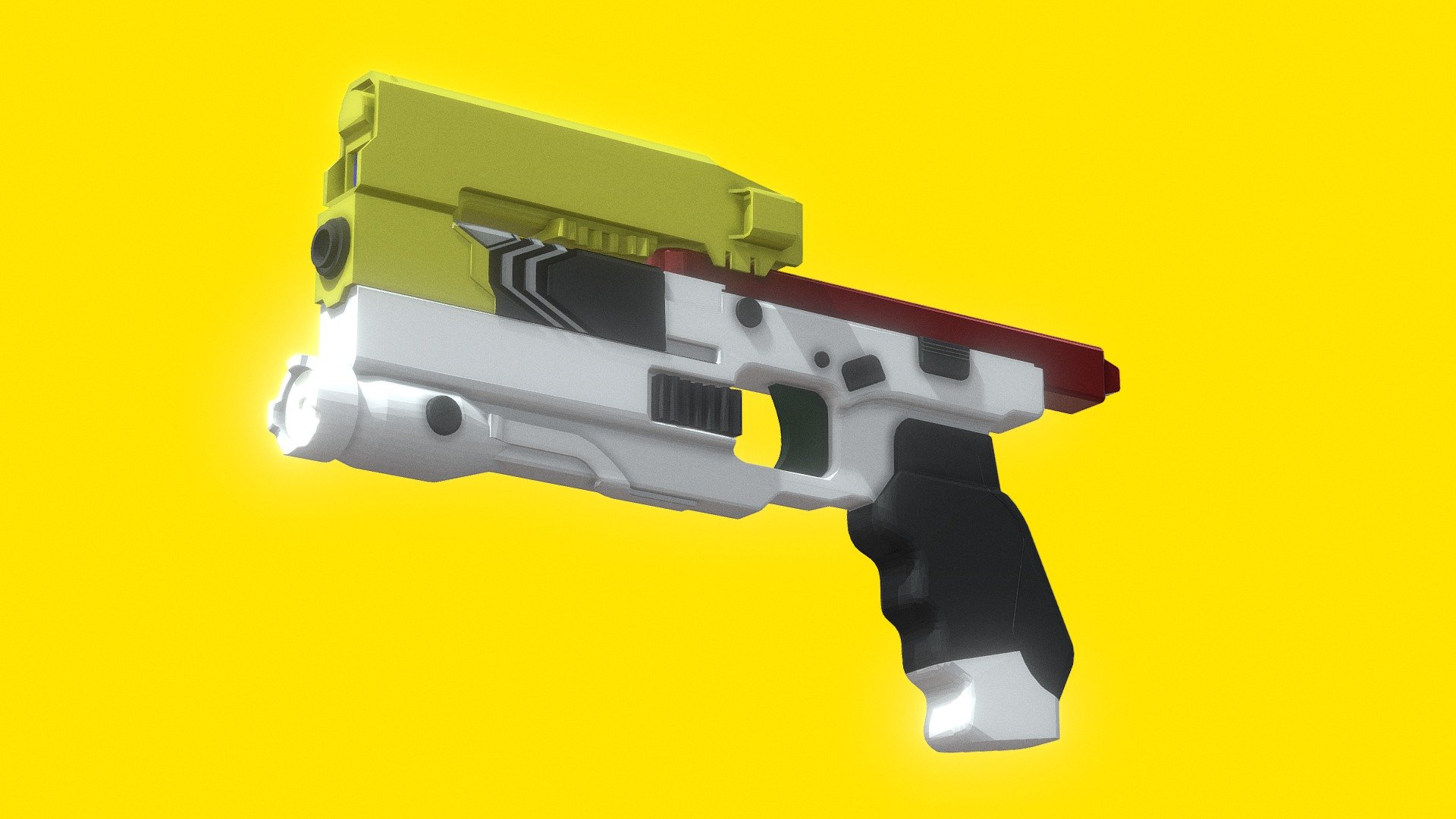 Pistol Yukimura Smart Weapon SLR - 3D model by momsboxtv [21de6d0 ...