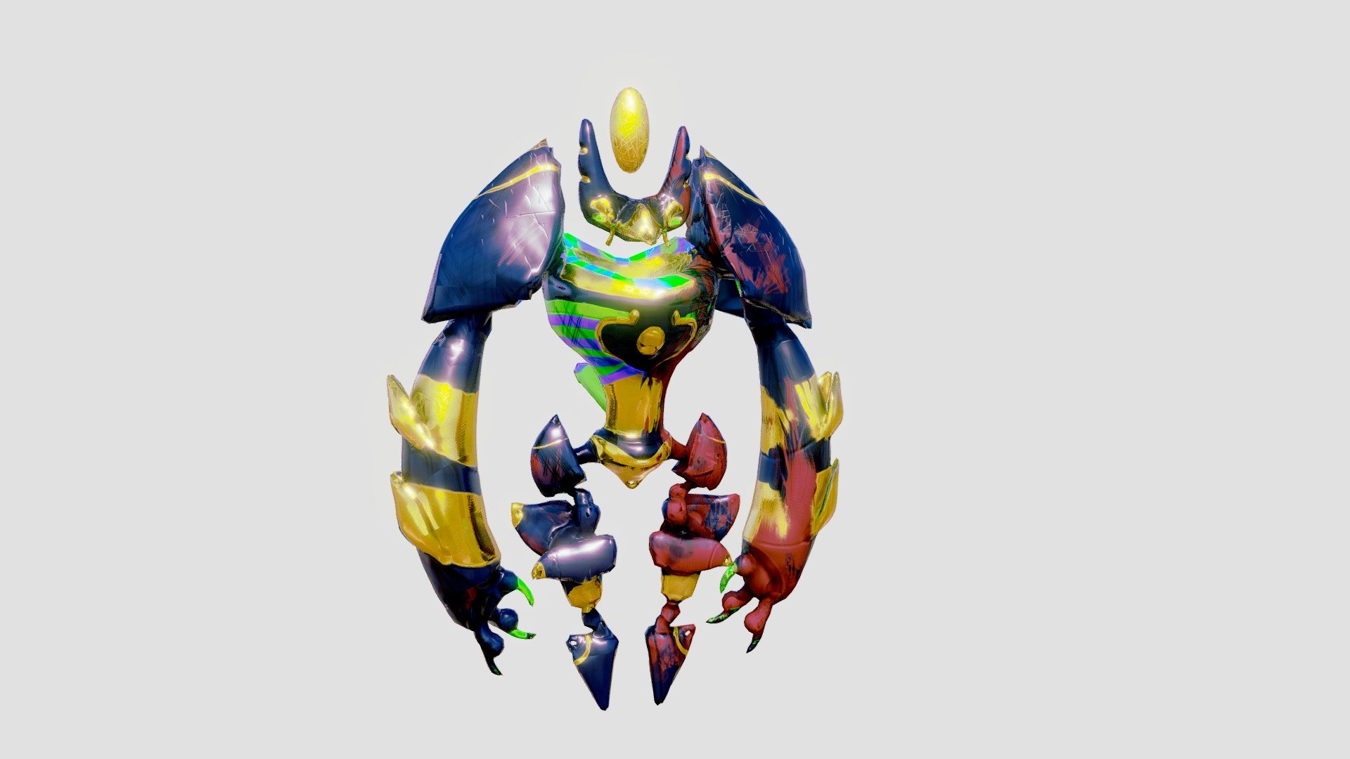 RA - robot - Download Free 3D model by Alex Løken (@clipglitch ...