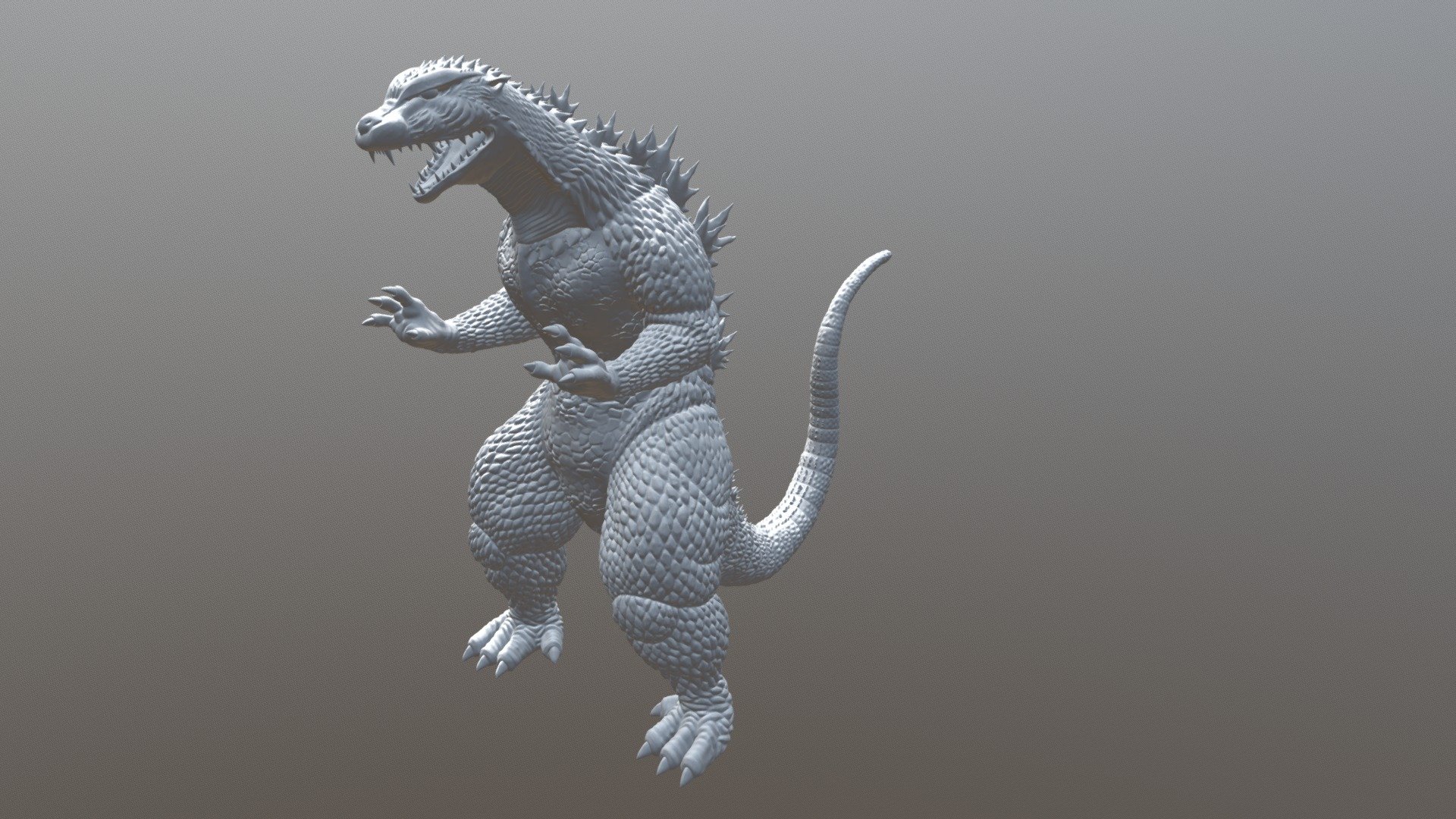 Godzilla Test - Buy Royalty Free 3D model by YJW [21e01f5] - Sketchfab ...