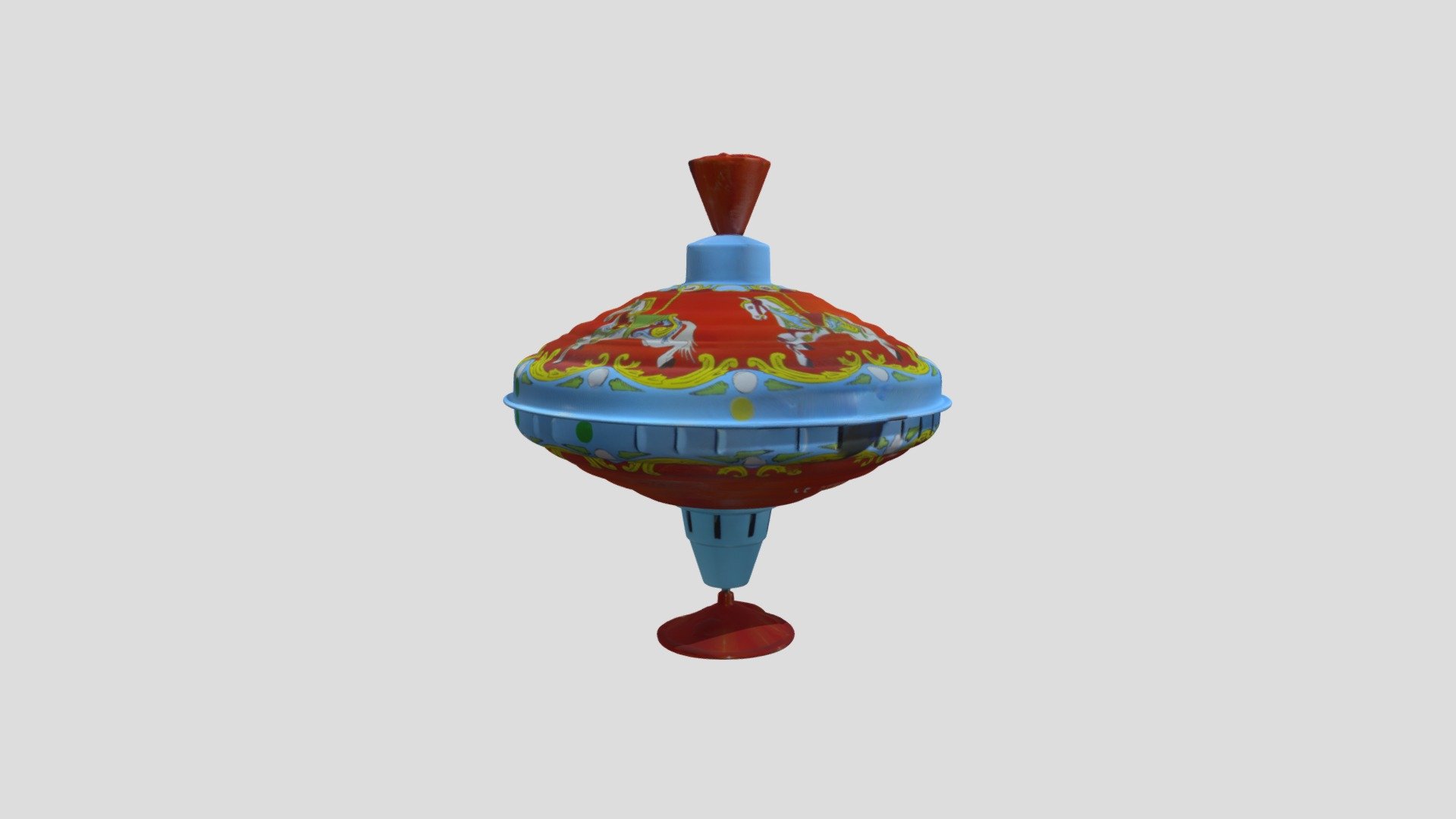 Metal Humming Top - 3D model by Aberdeen City Libraries ...