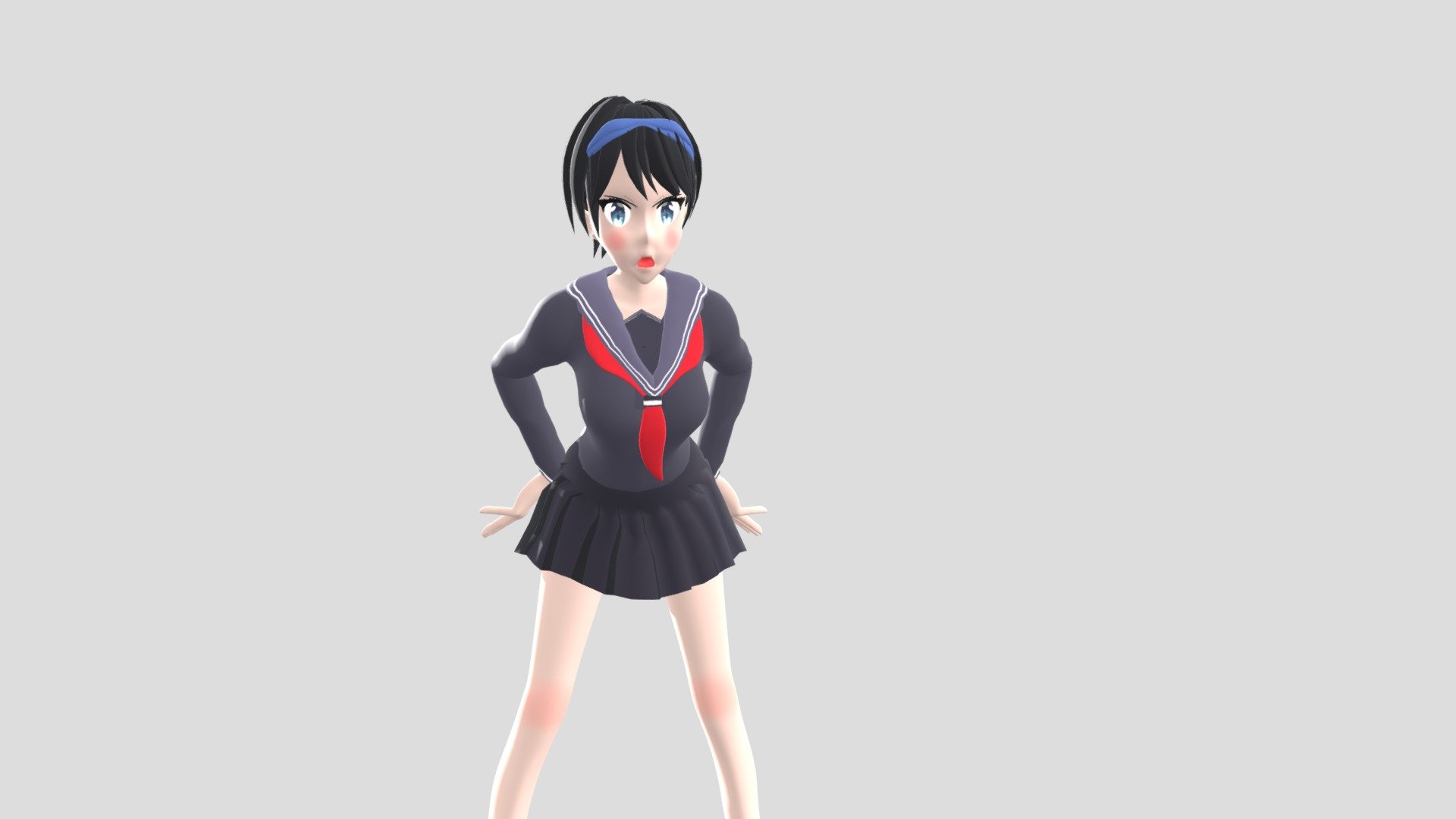 anime girl#2 - Download Free 3D model by pat1 (@nguyenvanpat) [21e24a7 ...