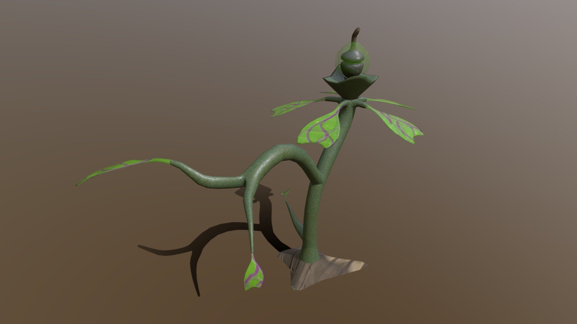 Alien Fruit-Bearing Foliage - Download Free 3D model by Steven Miles ...