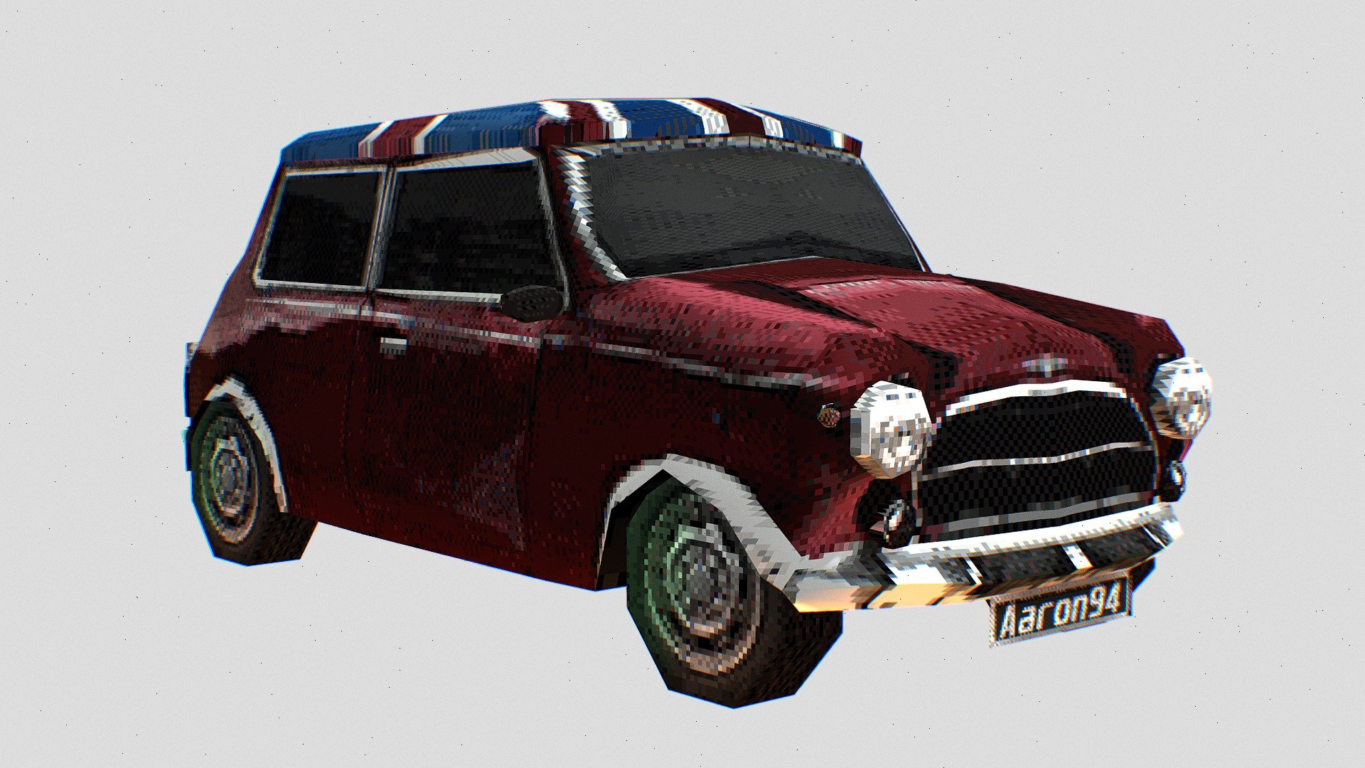 PS1 Style Asset - Mini Looking Car - Buy Royalty Free 3D model by ...
