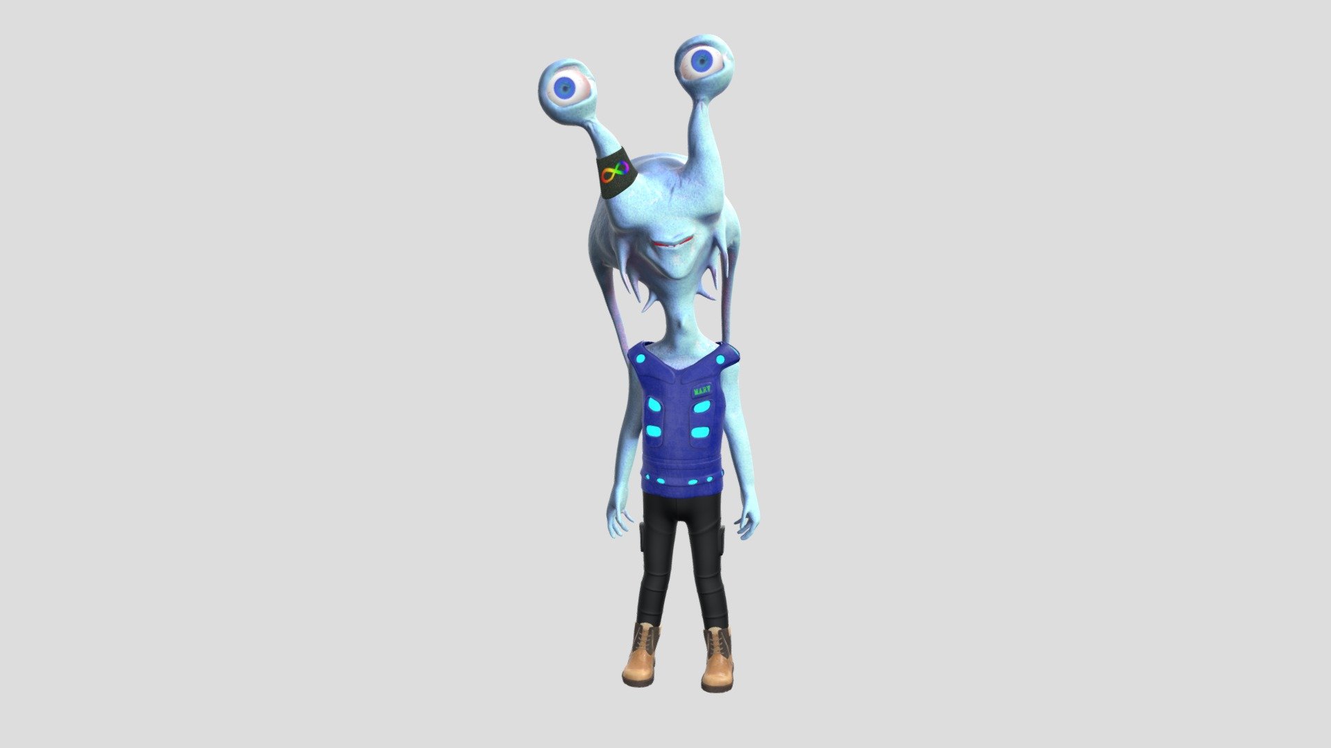 Marv: The Alien With Autism - 3D model by caseyhicks1989 [21e2ffb ...