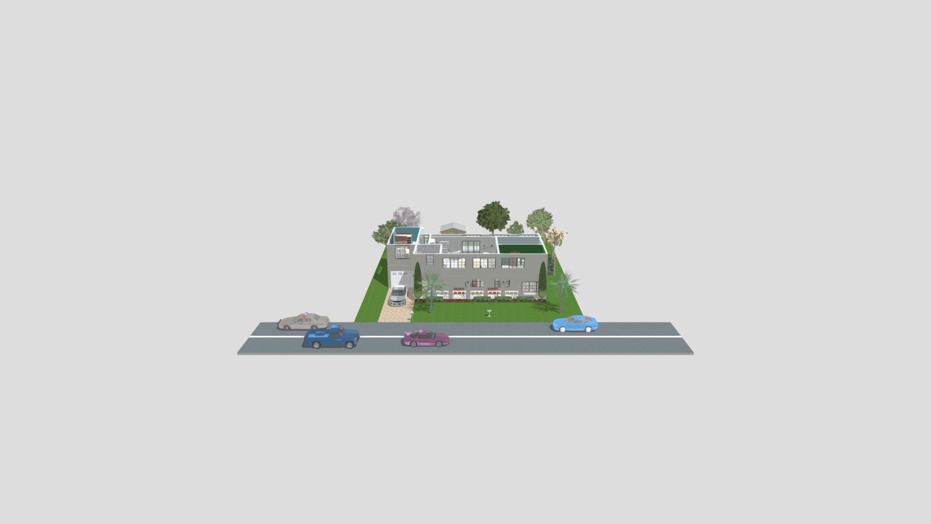 Ranch house stile - Download Free 3D model by Home Design 3D ...