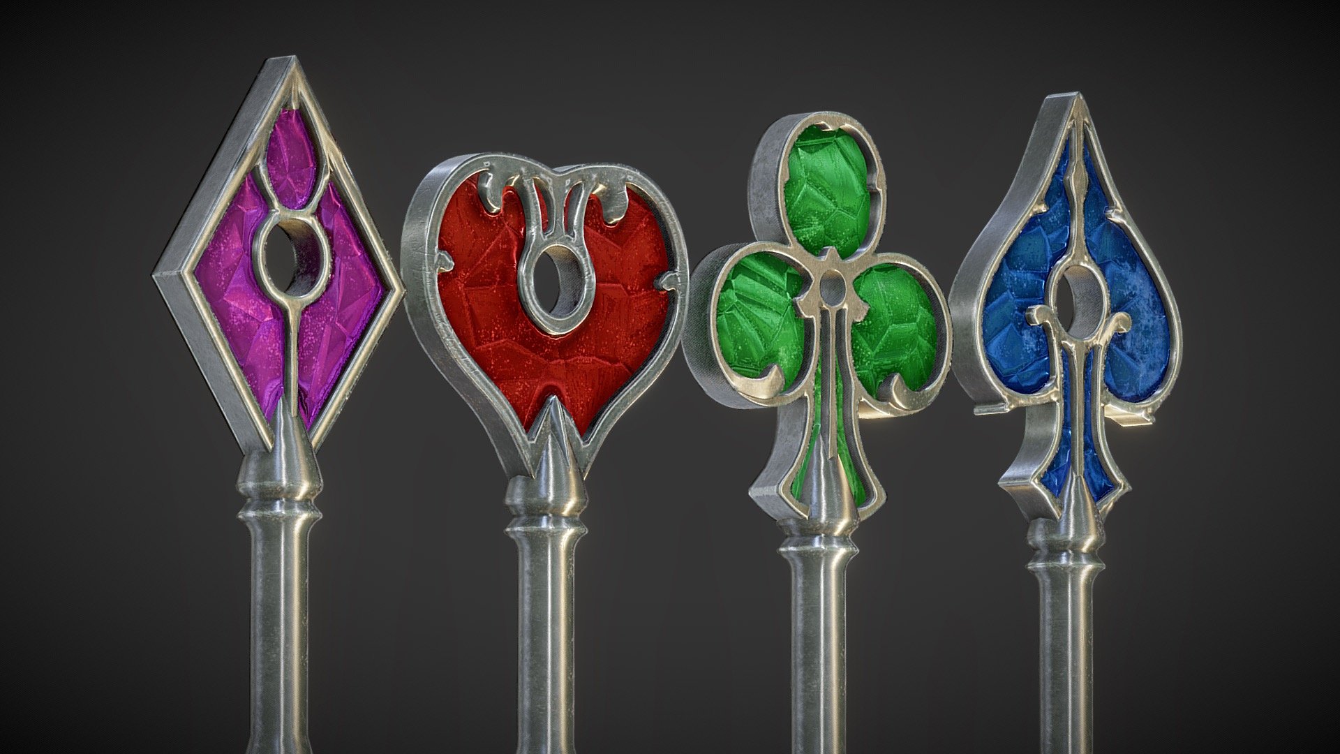 Resident Evil 2 - Room Keys - Download Free 3D model by h1ggs [21e3c6d ...
