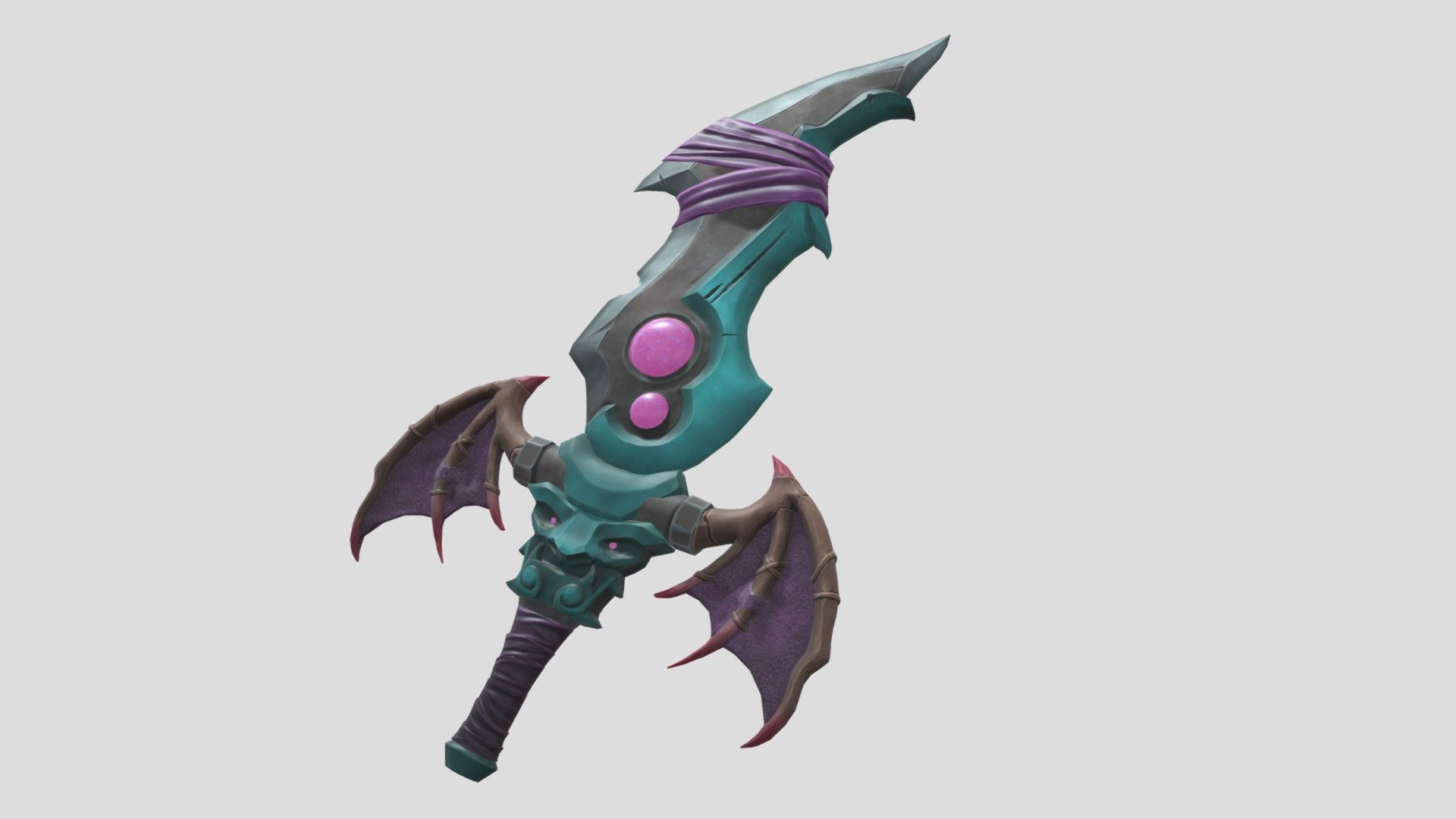 Bat Blade/Dagger - 3D model by CallumBawz [21e518c] - Sketchfab