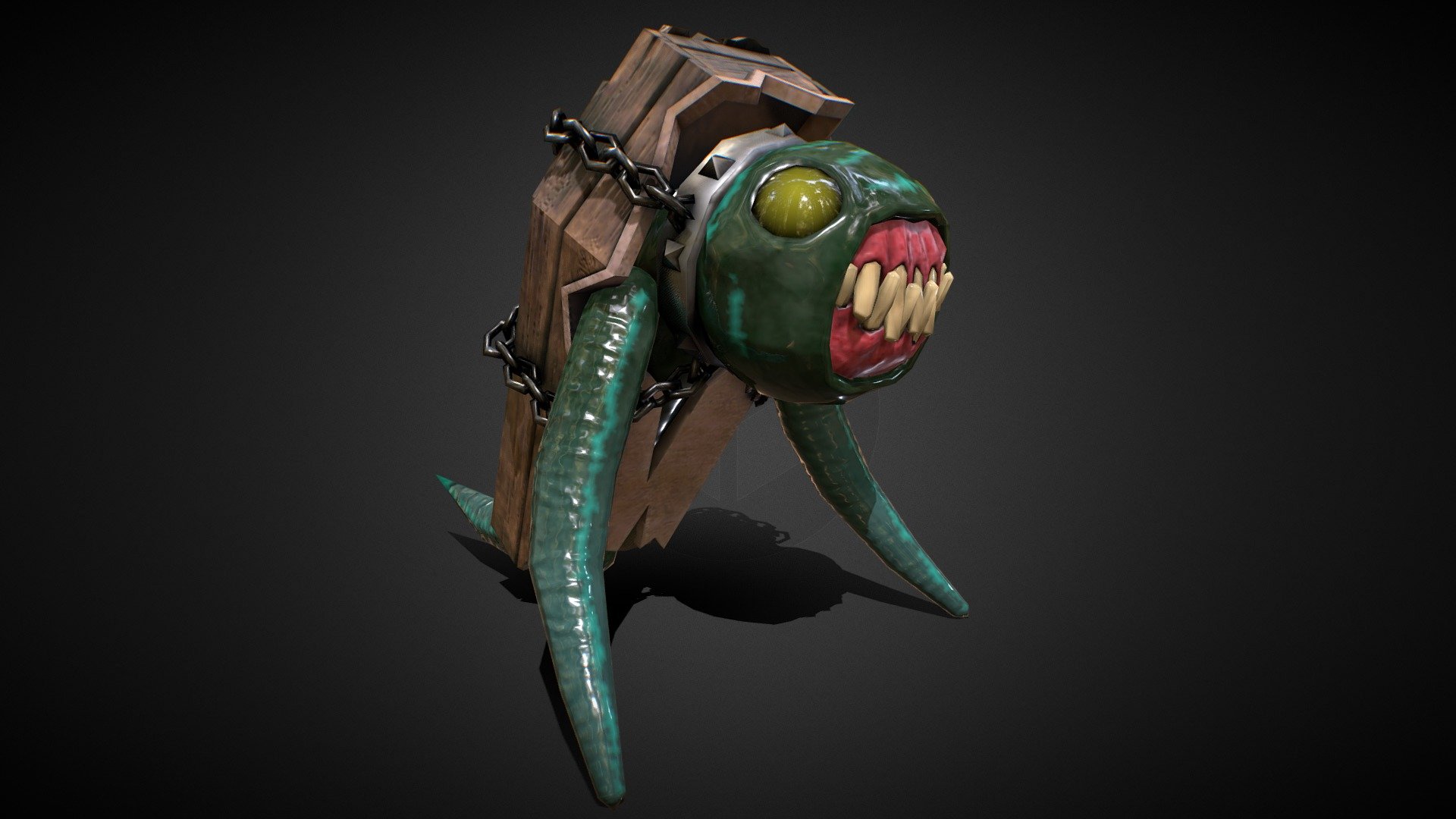 Coffin monster - 3D model by Stebasla Artdesign3D (@Nikie-O) [21e5762 ...