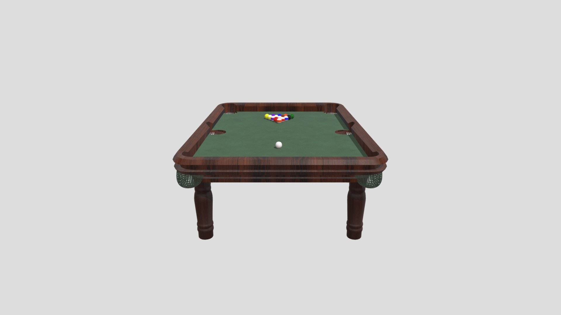 Pool Table - 3D model by DD (@dandymonio) [21e5b35] - Sketchfab