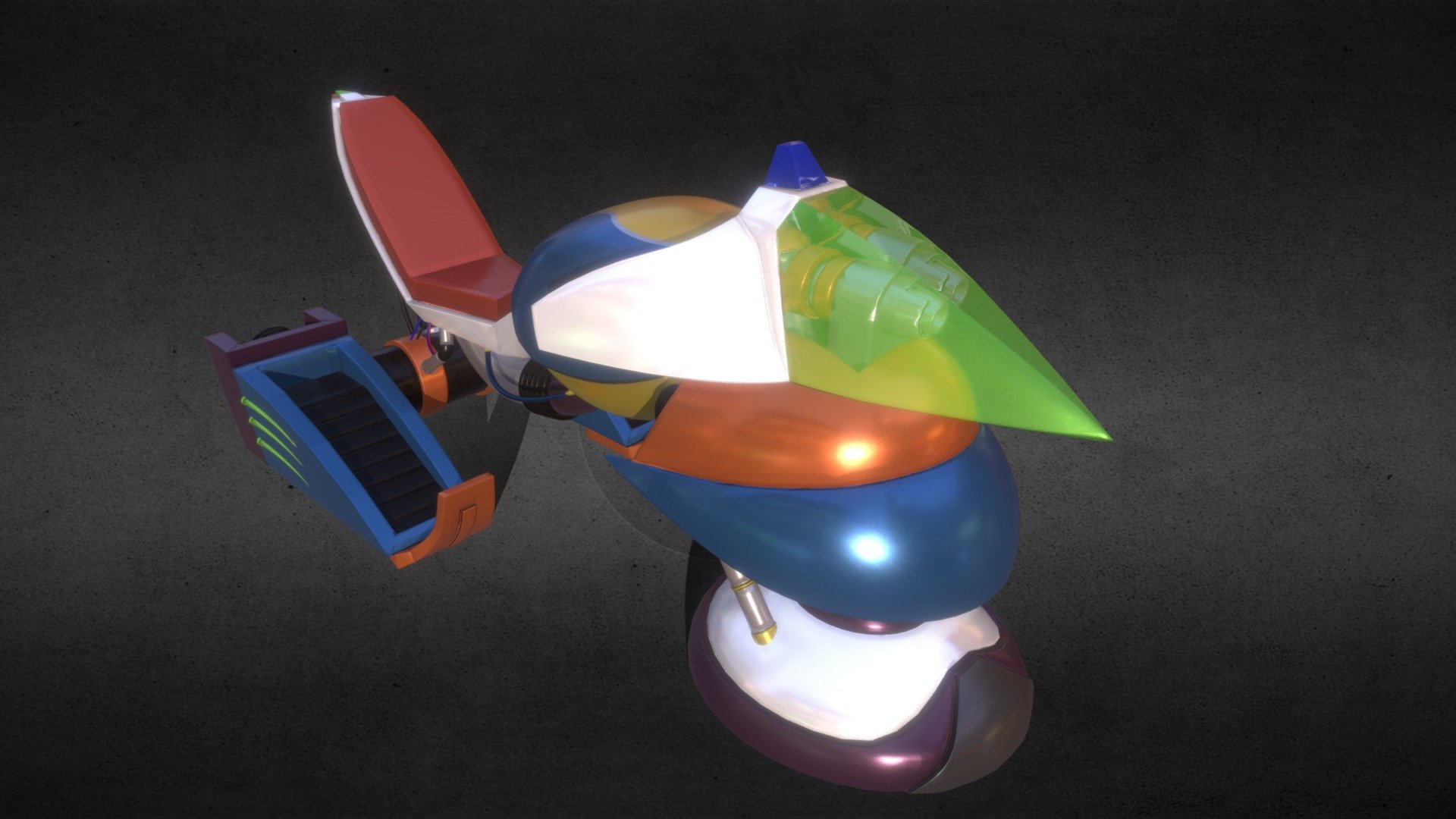 Ride Chaser - Mega Man - HIGH POLY - 3D model by skipcode [21e8f9f ...