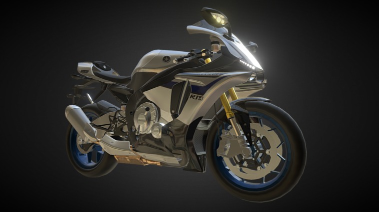 Yamaha R1M - 3D model by wa:yan (@git_atmaja) [21e9817] - Sketchfab