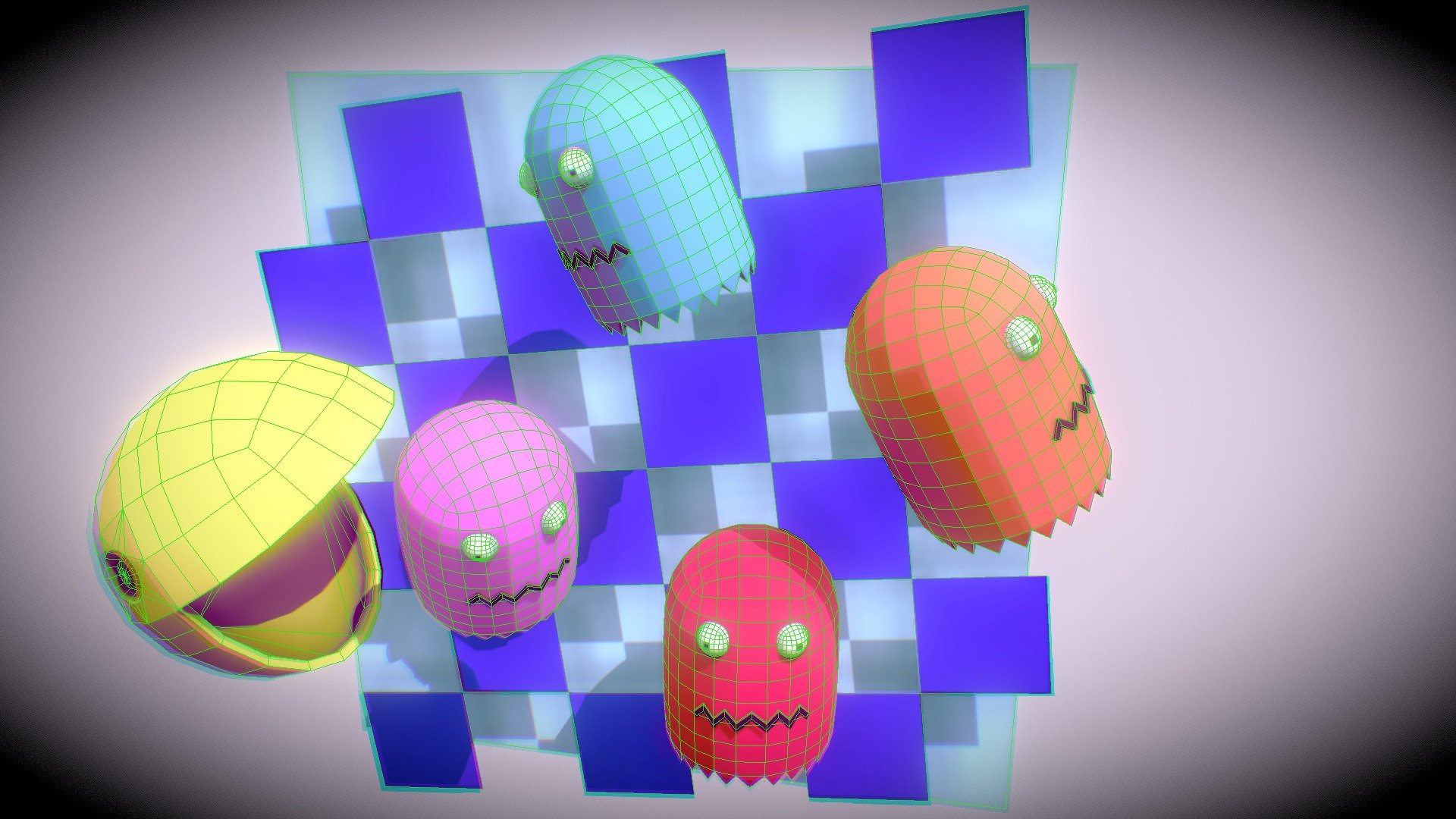 Pacman diorama - Download Free 3D model by pauazap (@kehosworld ...
