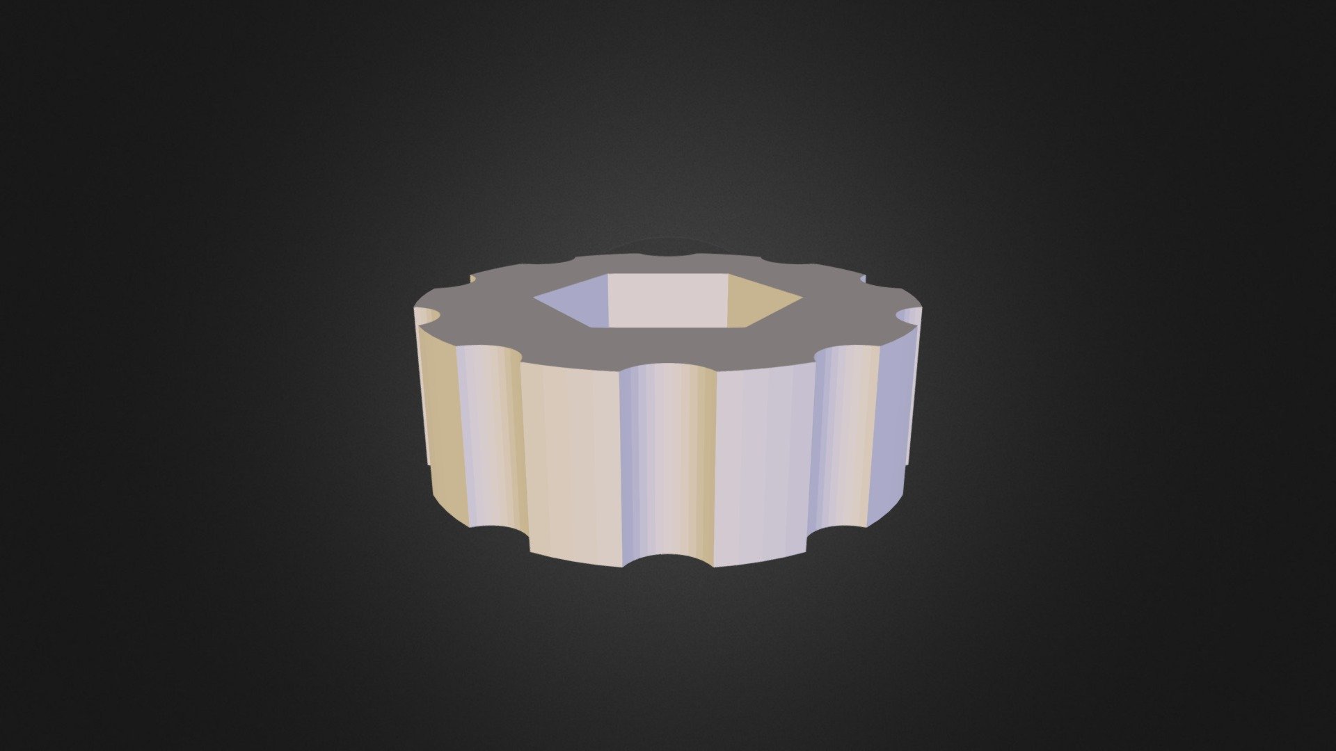 Thumbwheel for M3 hex head screw - 3D model by 3dindustries [21ea2f1 ...