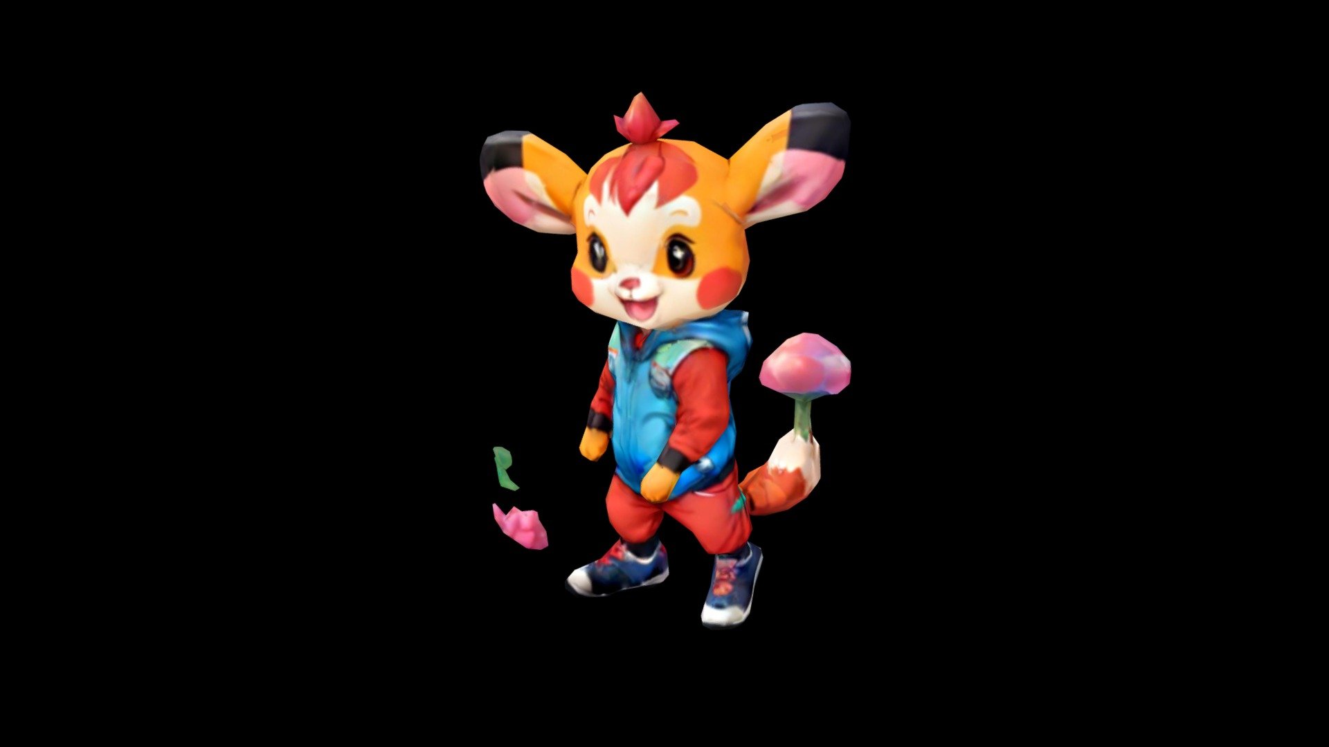 Charmy, the protagonist of the cartoon Aspiring - Download Free 3D ...